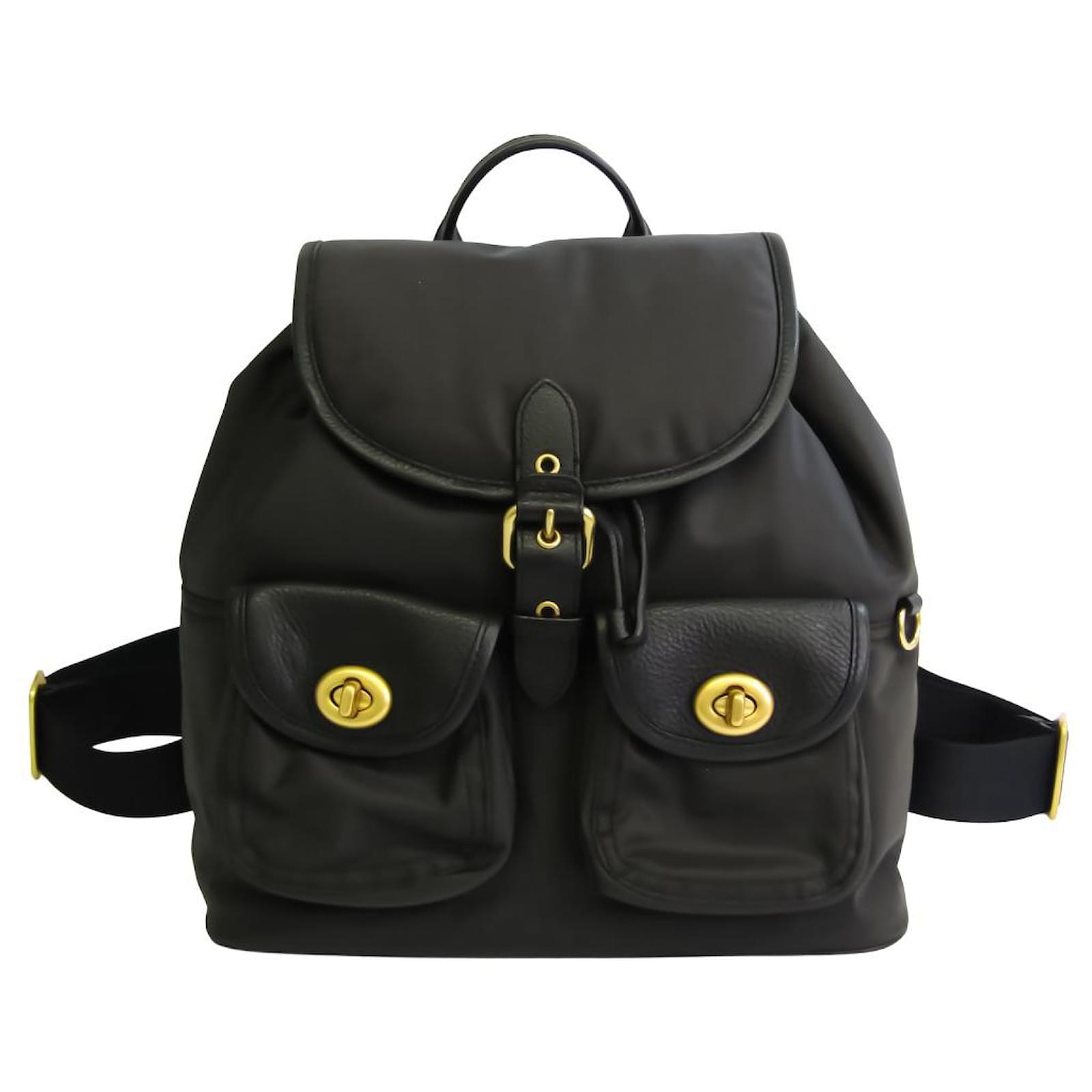 Coach Backpack Black Synthetic ref.552929 - Joli Closet
