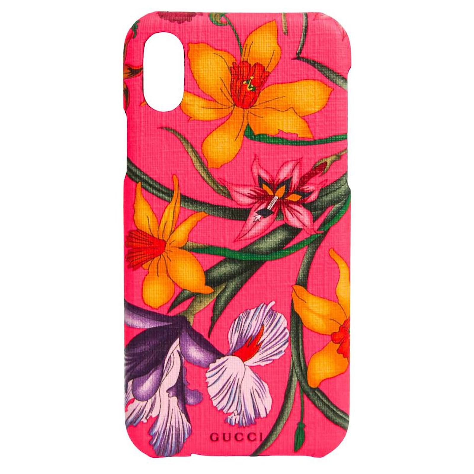 Gucci Flora Pink Leather ref.552982 - Joli Closet