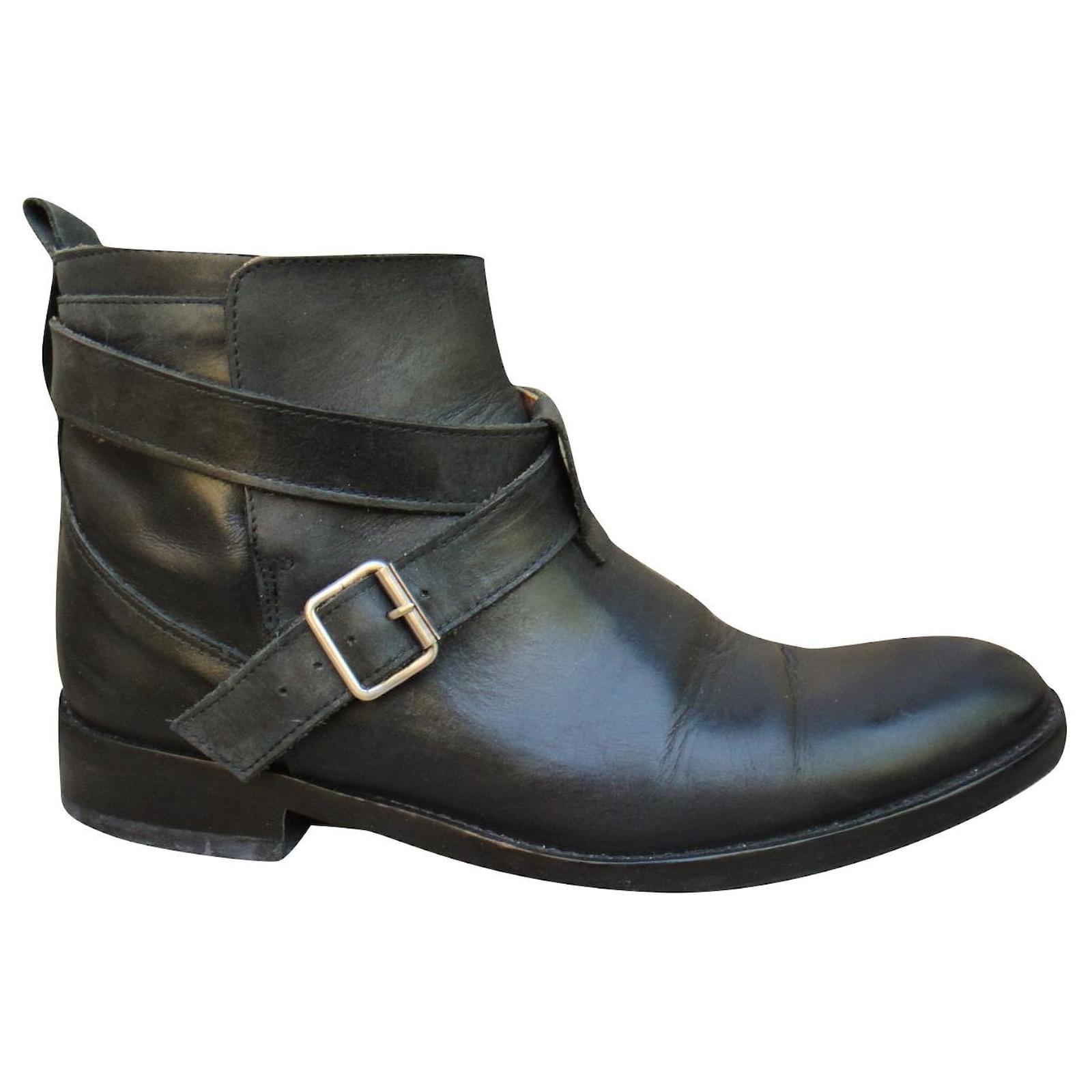 botas Iro p 42 Negro Cuero ref.556281 - Joli Closet