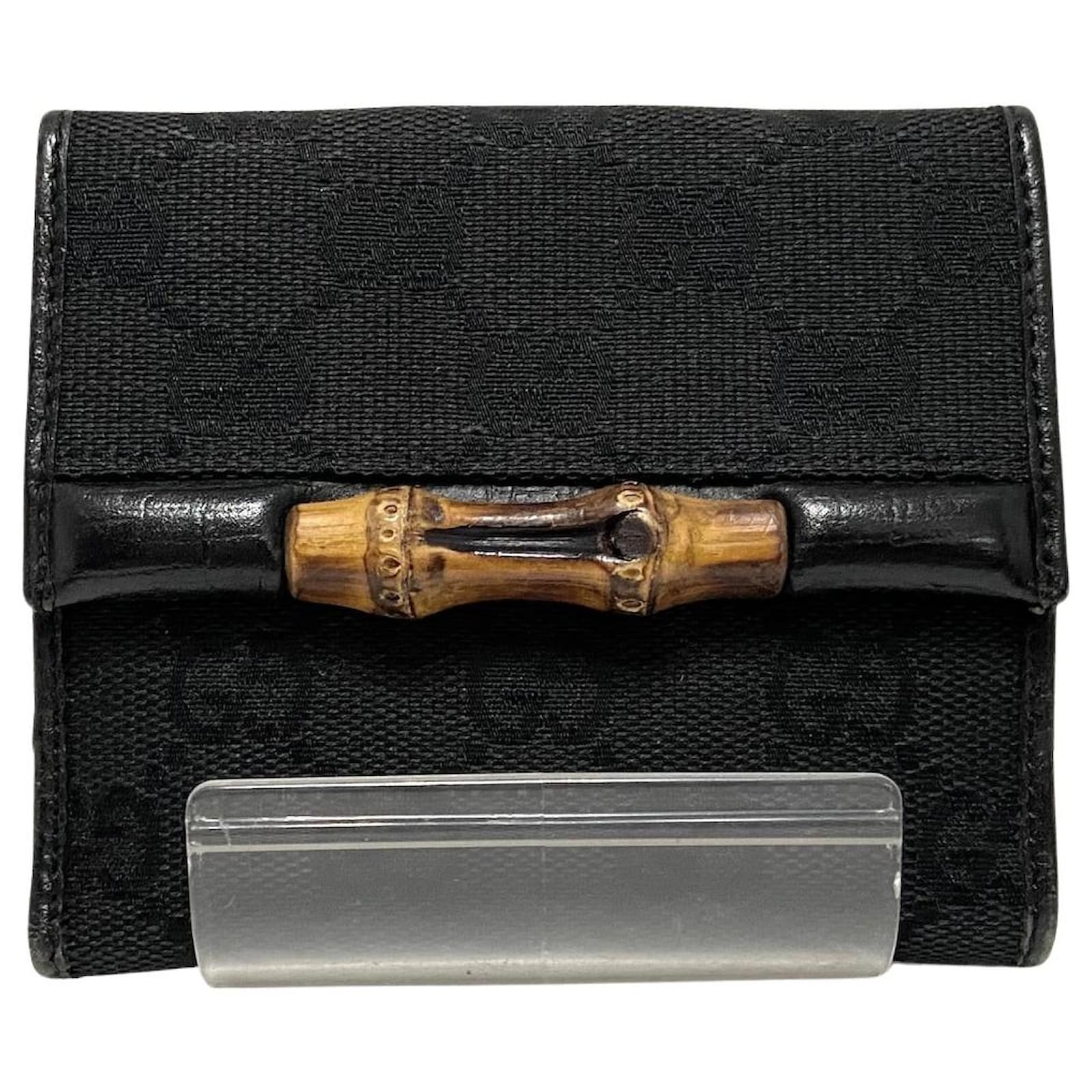 Gucci GG pattern Black Leather ref.559290 - Joli Closet