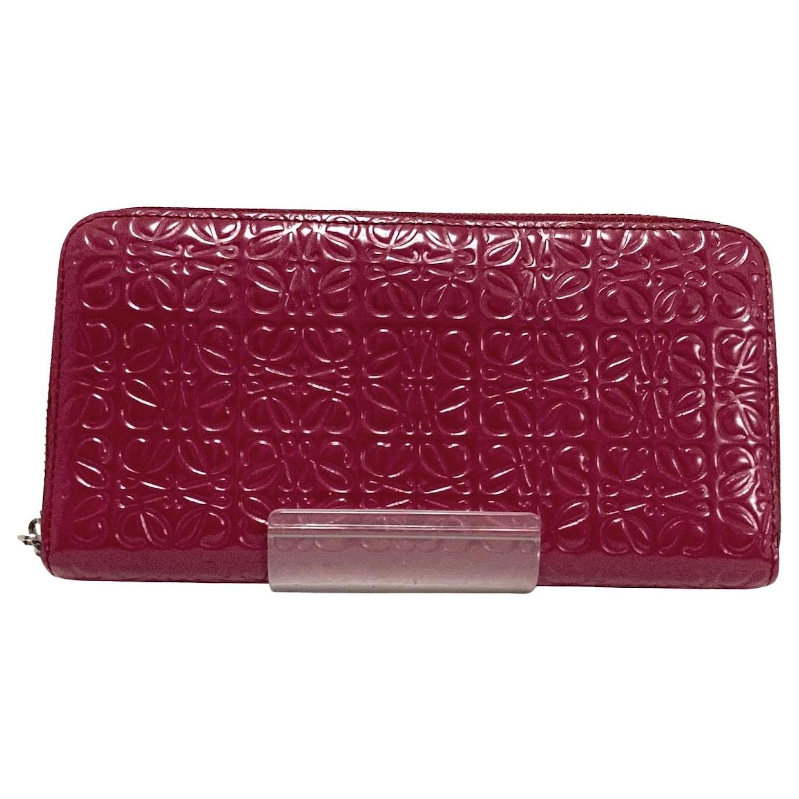 Loewe Wallet Red Leather ref.559293 - Joli Closet