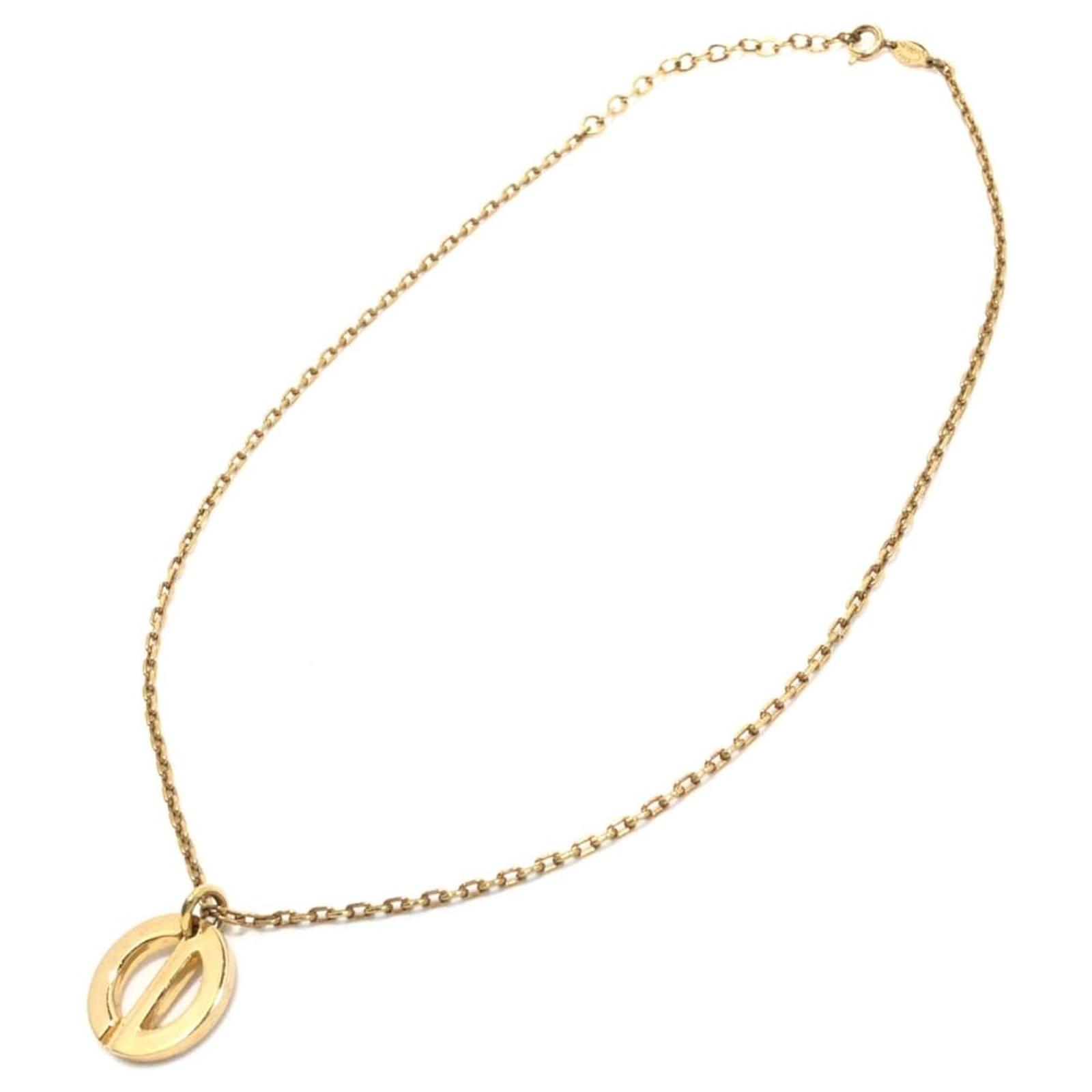 collier Dior Métal Doré ref.563269 - Joli Closet