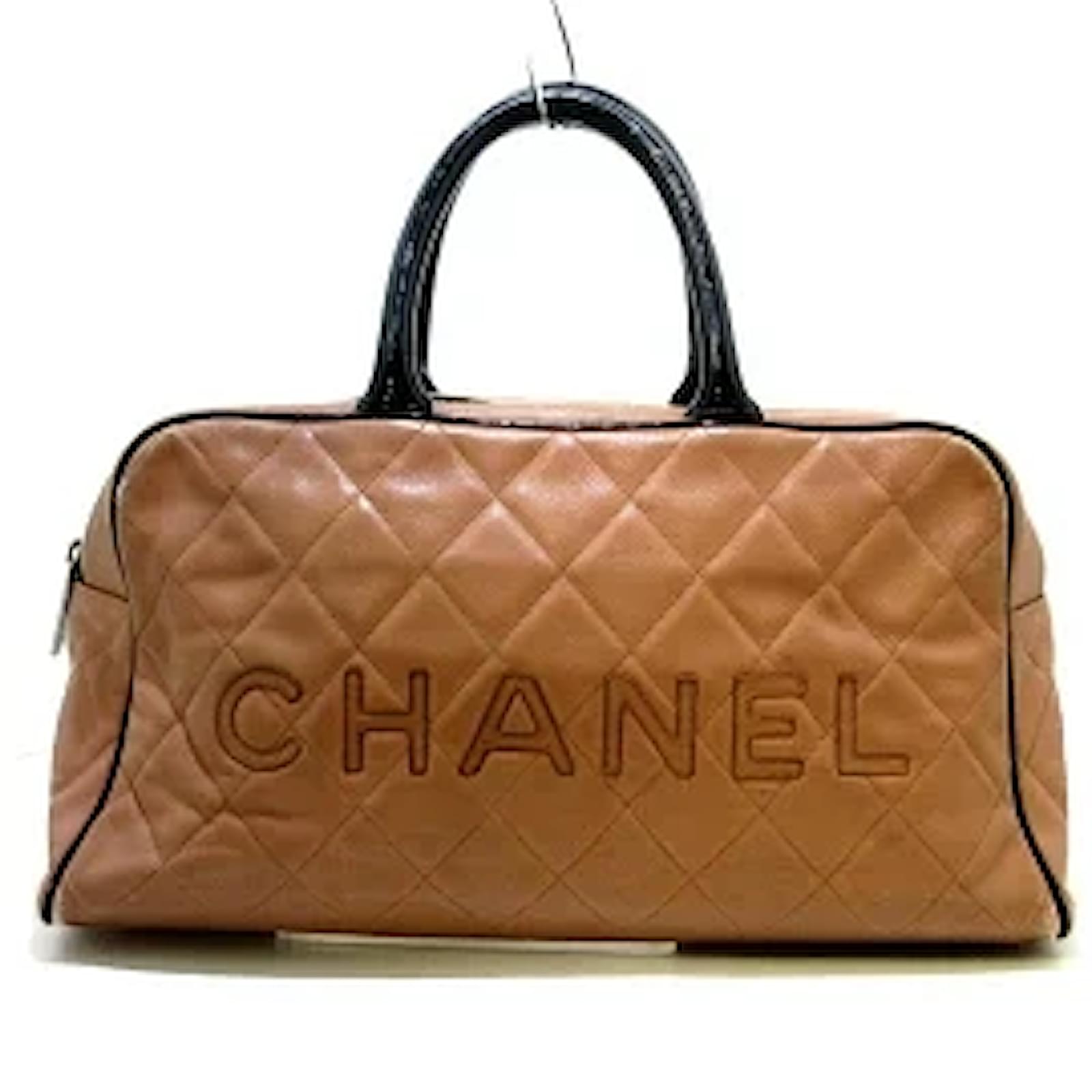 Chanel Handbags Brown Black Leather ref.565605 - Joli Closet
