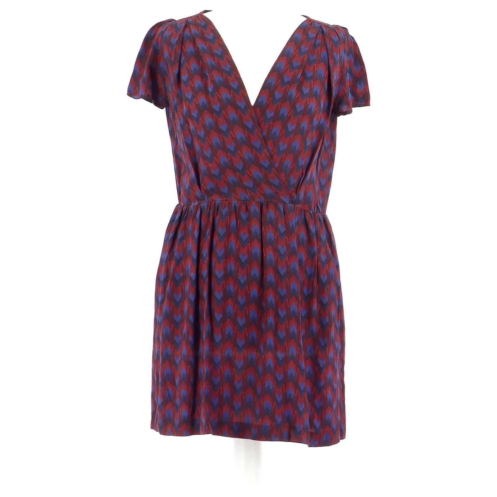 Maje Robe Polyester Multicolore ref.565647 - Joli Closet