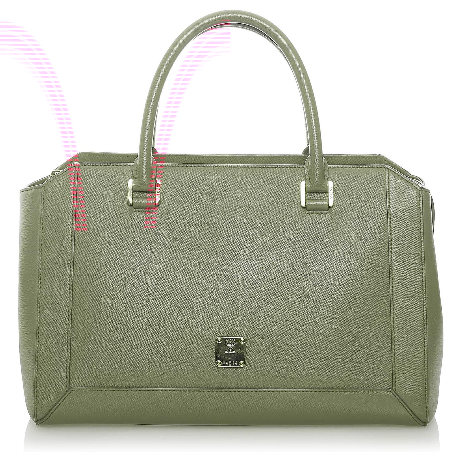 MCM Red Nuovo Leather Handbag Pony-style calfskin ref.565723 - Joli Closet