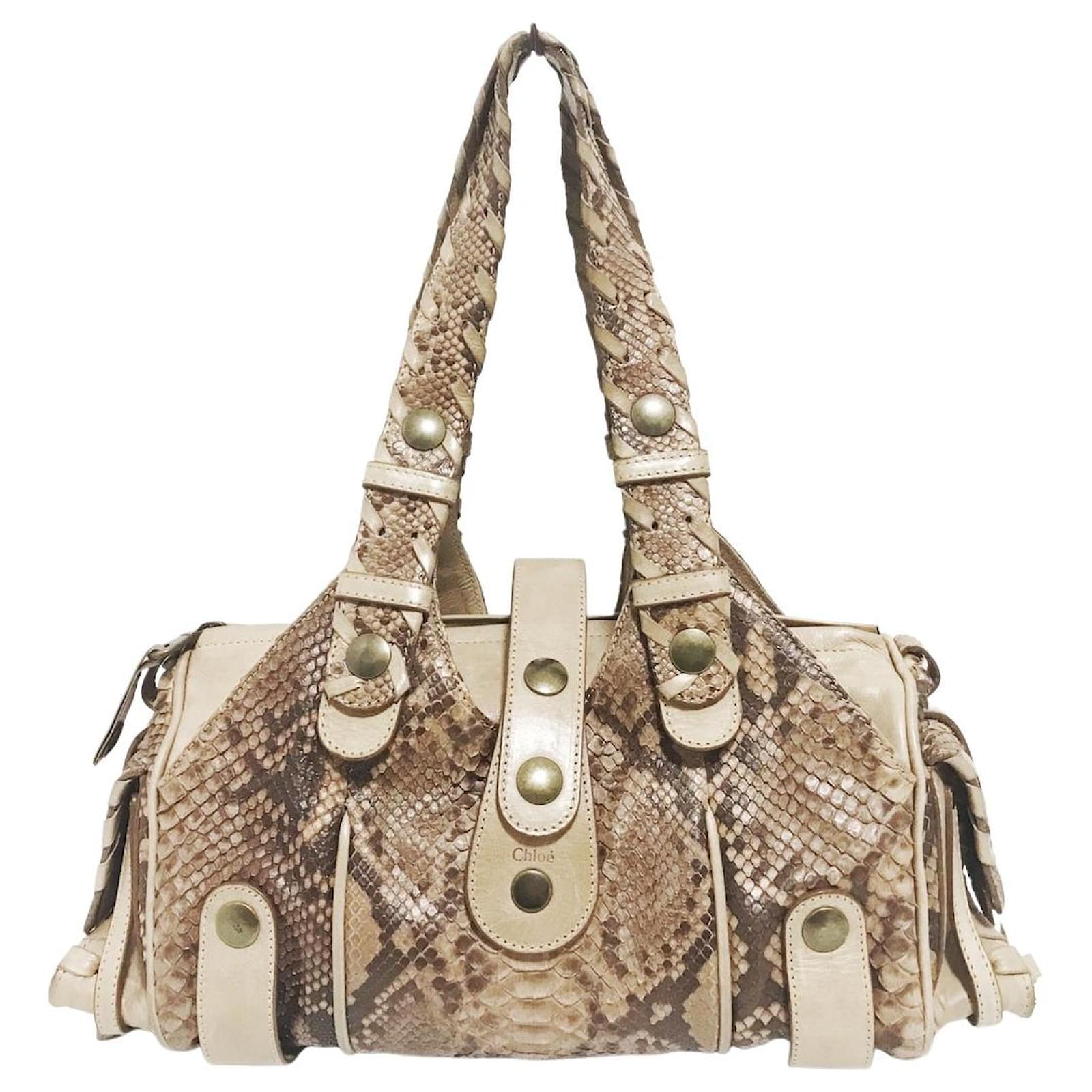 Chloé Silverado Brown Exotic leather ref.565946 - Joli Closet