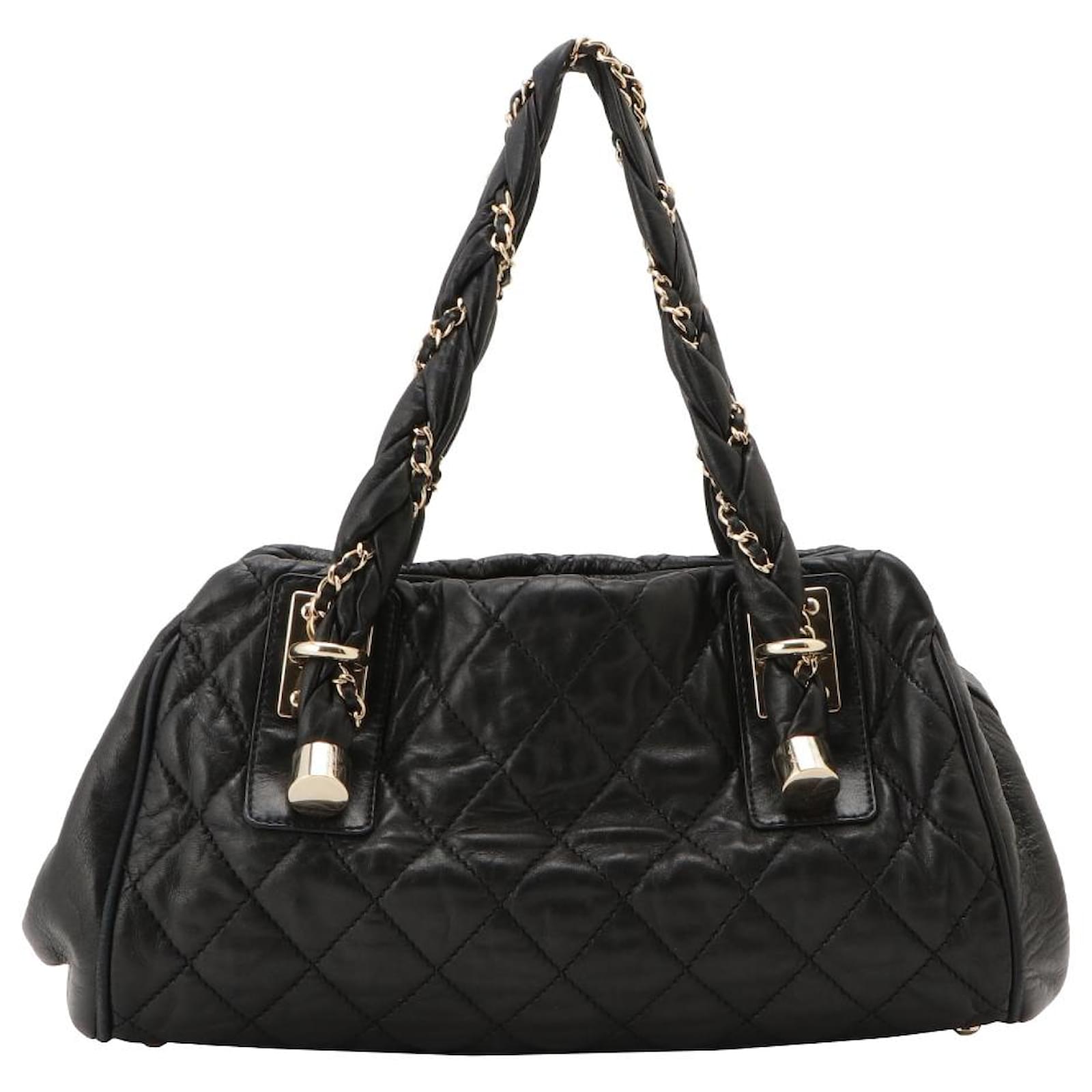 Chanel handbag Black Leather ref.566690 - Joli Closet