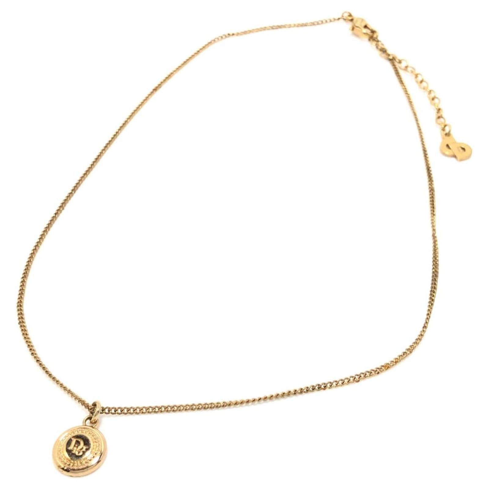 collier Dior Métal Doré ref.567463 - Joli Closet