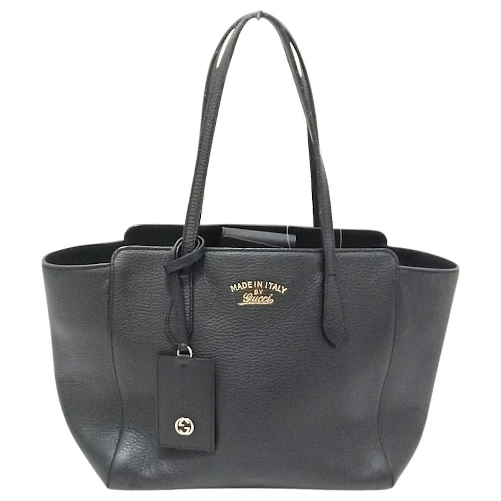 Gucci Swing Black Leather ref.567469 - Joli Closet