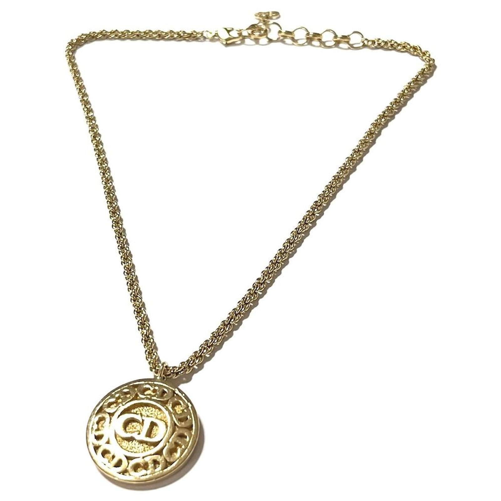 collier Dior Métal Doré ref.567477 - Joli Closet