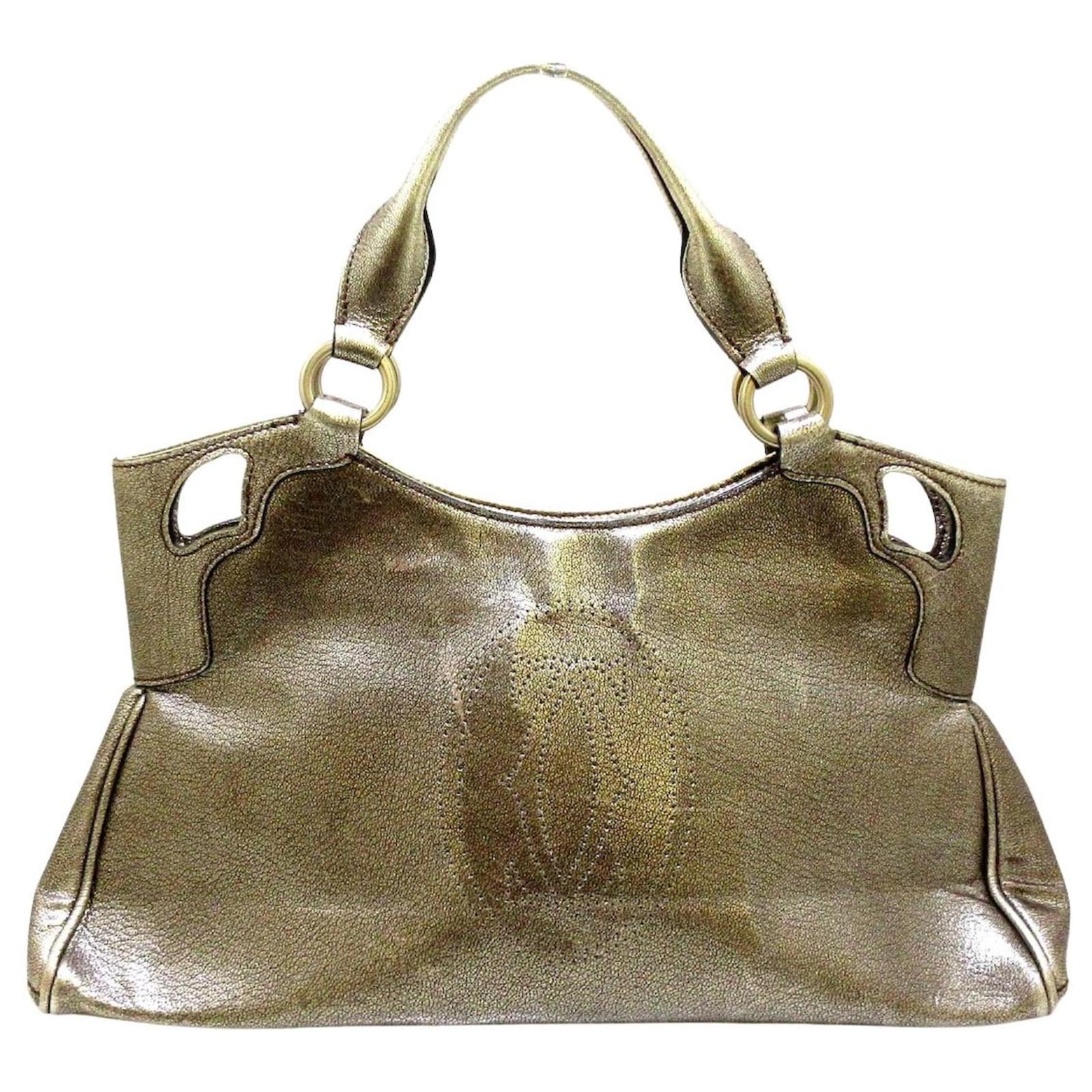 Cartier Marcello Golden Leather ref.567483 - Joli Closet