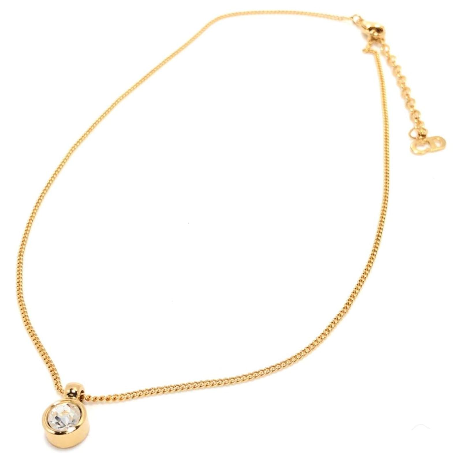 collier Dior Métal Doré ref.567635 - Joli Closet