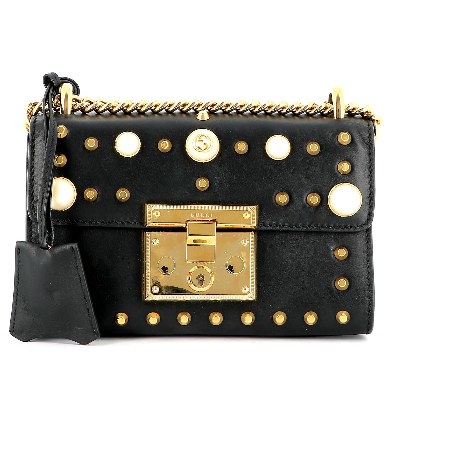 Gucci handbag Black Leather ref.567893 - Joli Closet