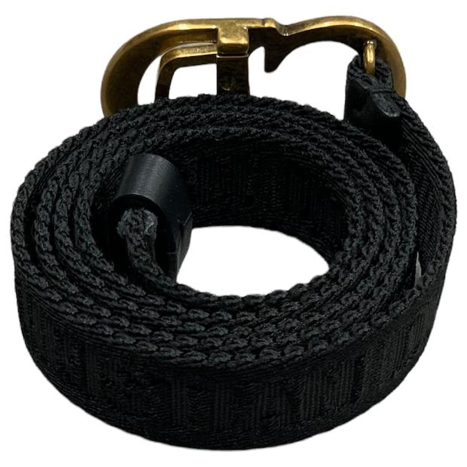 Christian Dior Belts Black Cloth ref.572490 - Joli Closet
