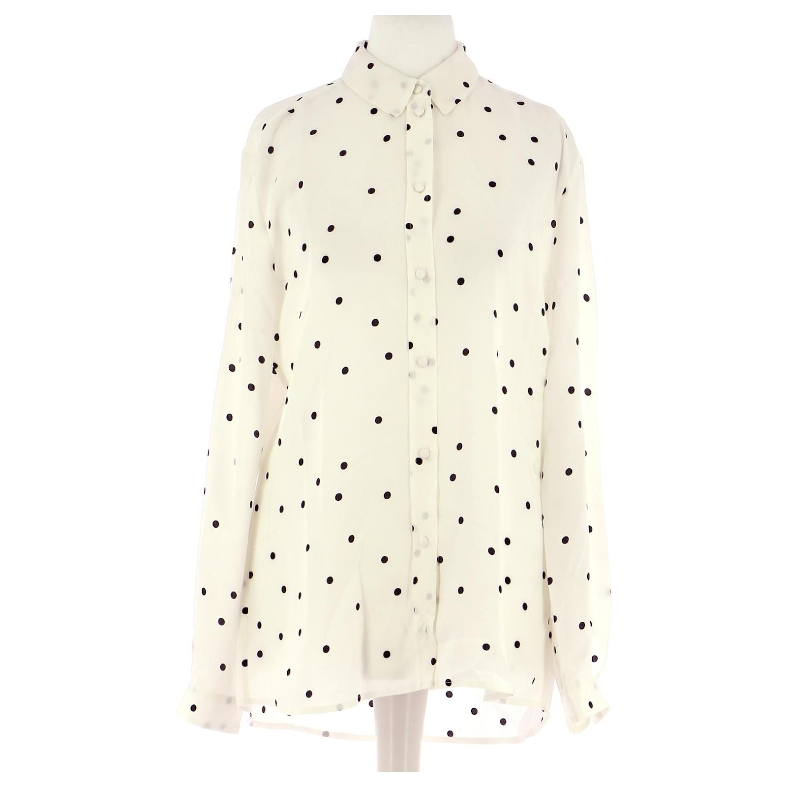 SéZane Shirt White Silk ref.573543 - Joli Closet