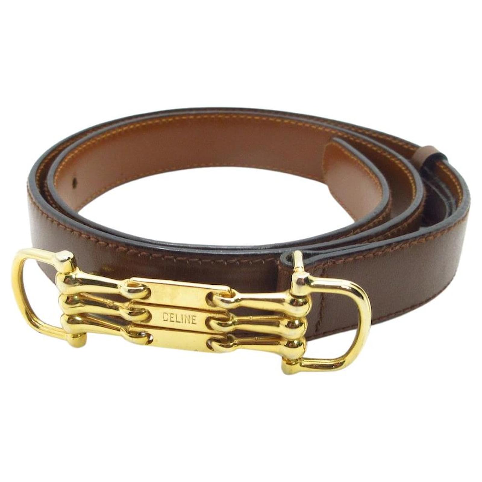 Céline Celine Belt Brown Leather ref.574092 - Joli Closet