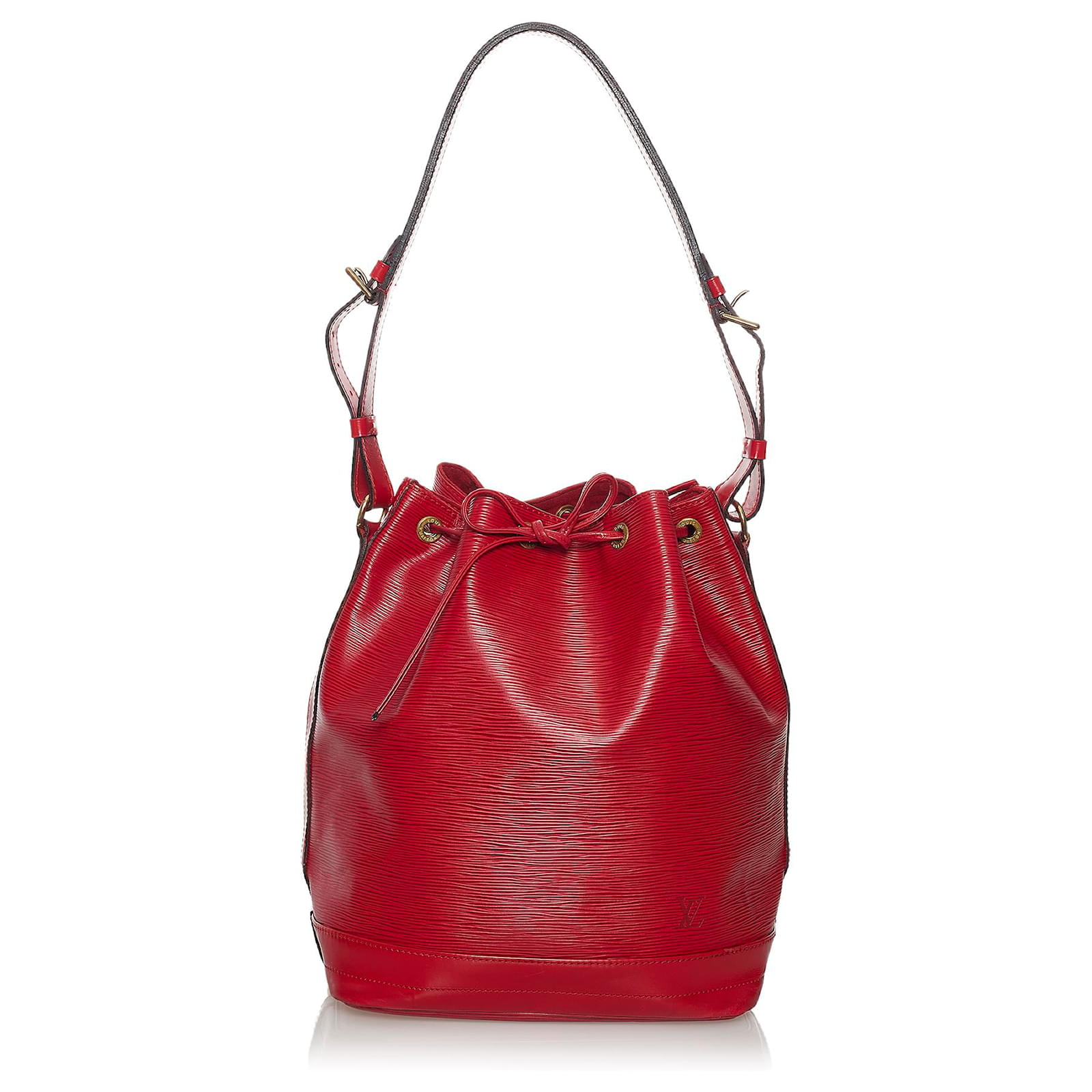 Louis Vuitton Red Epi Noe Rosso Pelle ref.575511 - Joli Closet