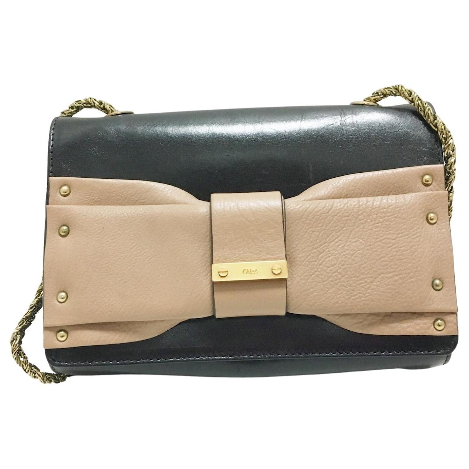Chloé June Black Leather ref.575829 - Joli Closet