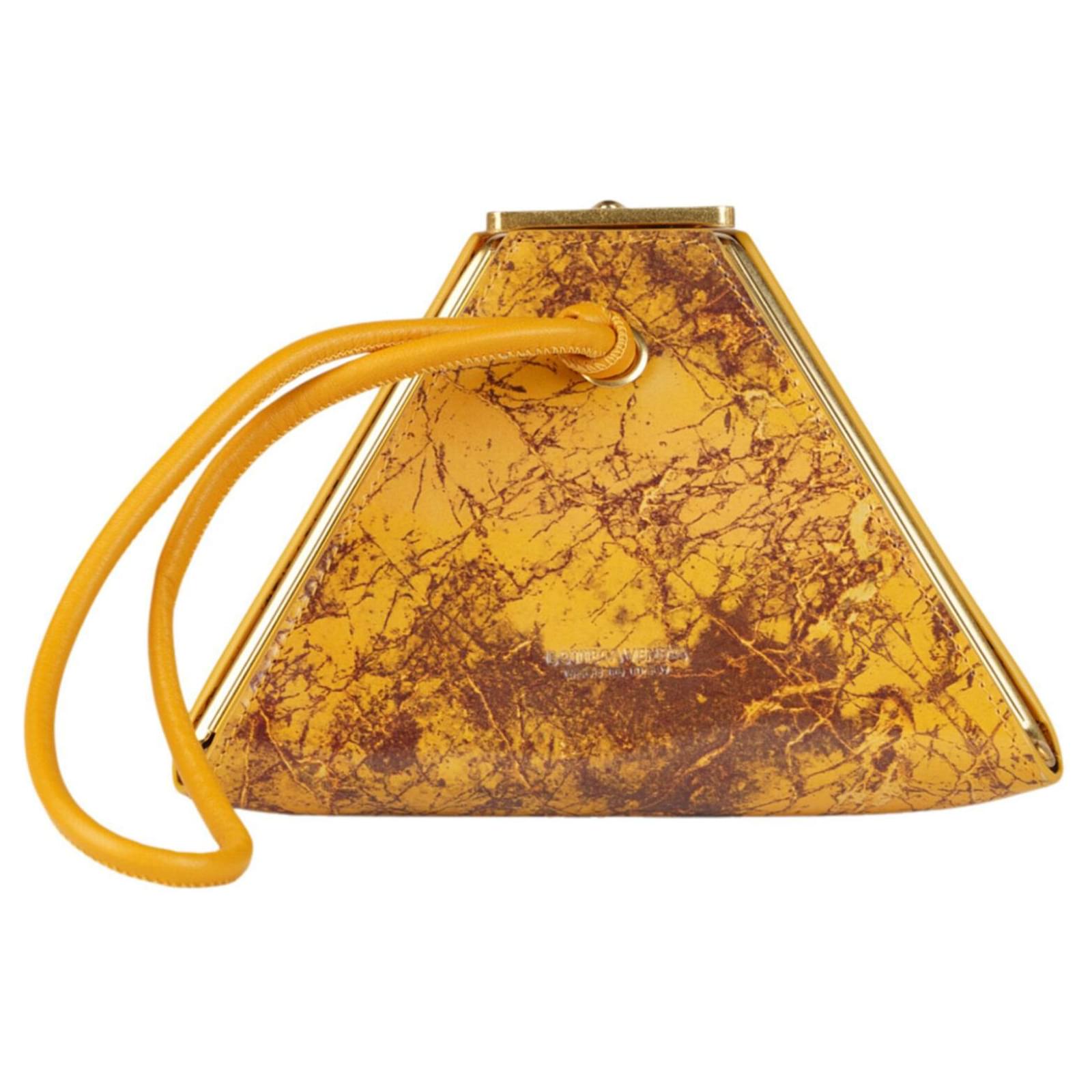 Bottega Veneta Pyramid Pattern Clutch Multiple colors Leather Pony ...