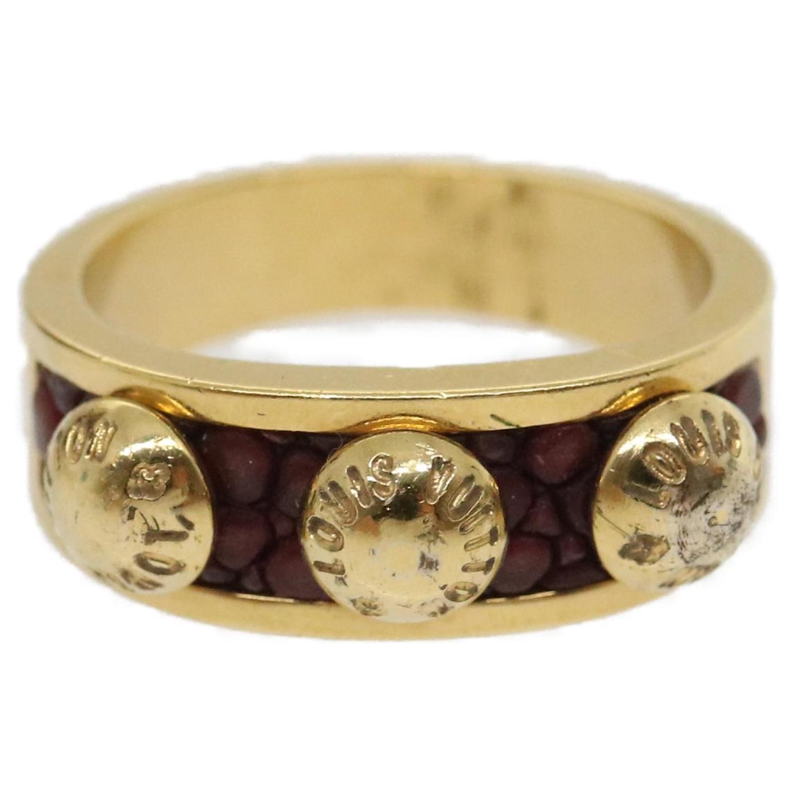 Louis Vuitton Ring Golden Metal ref.579284 - Joli Closet