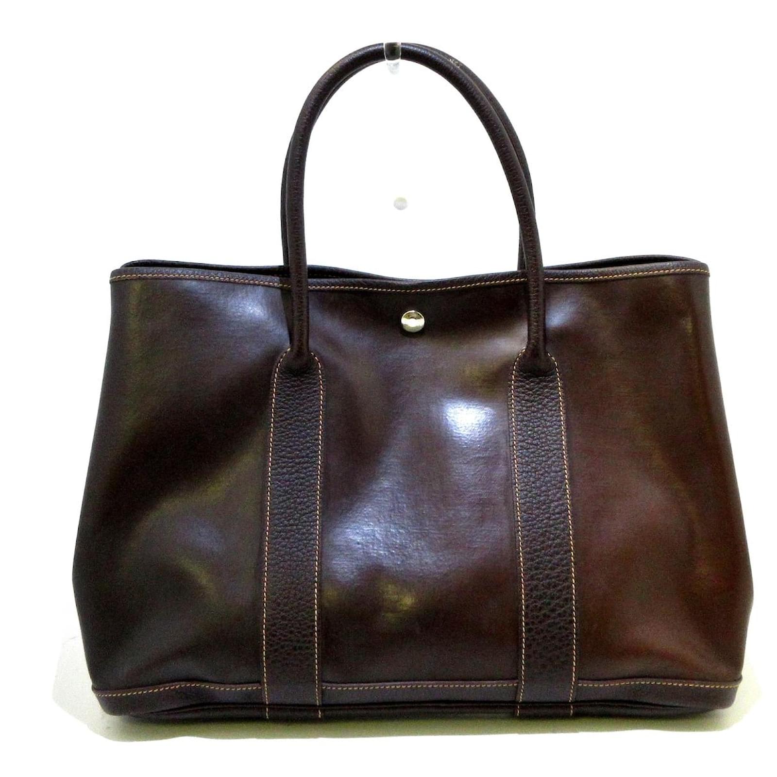 Hermès Garden Party Brown Leather ref.580645 - Joli Closet