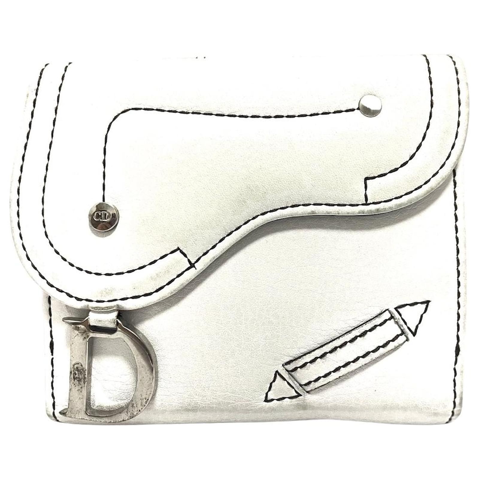 Dior wallet White Leather ref.584128 - Joli Closet