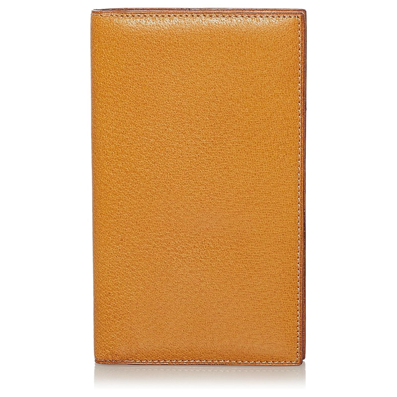 Céline Celine Brown Leather Notebook Cover Pony-style calfskin ref ...