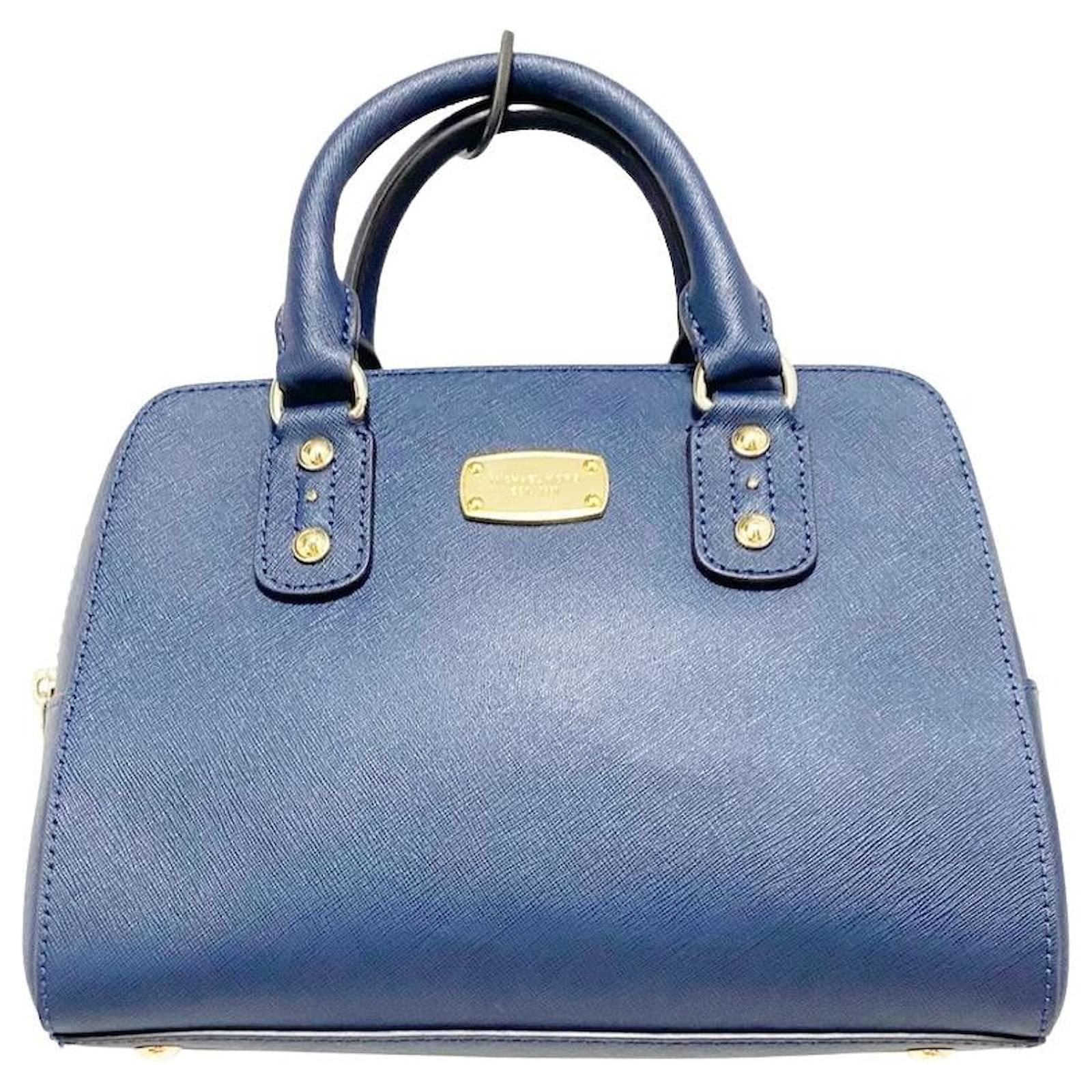 Michael Kors Handbag Navy blue Leather ref.574021 - Joli Closet