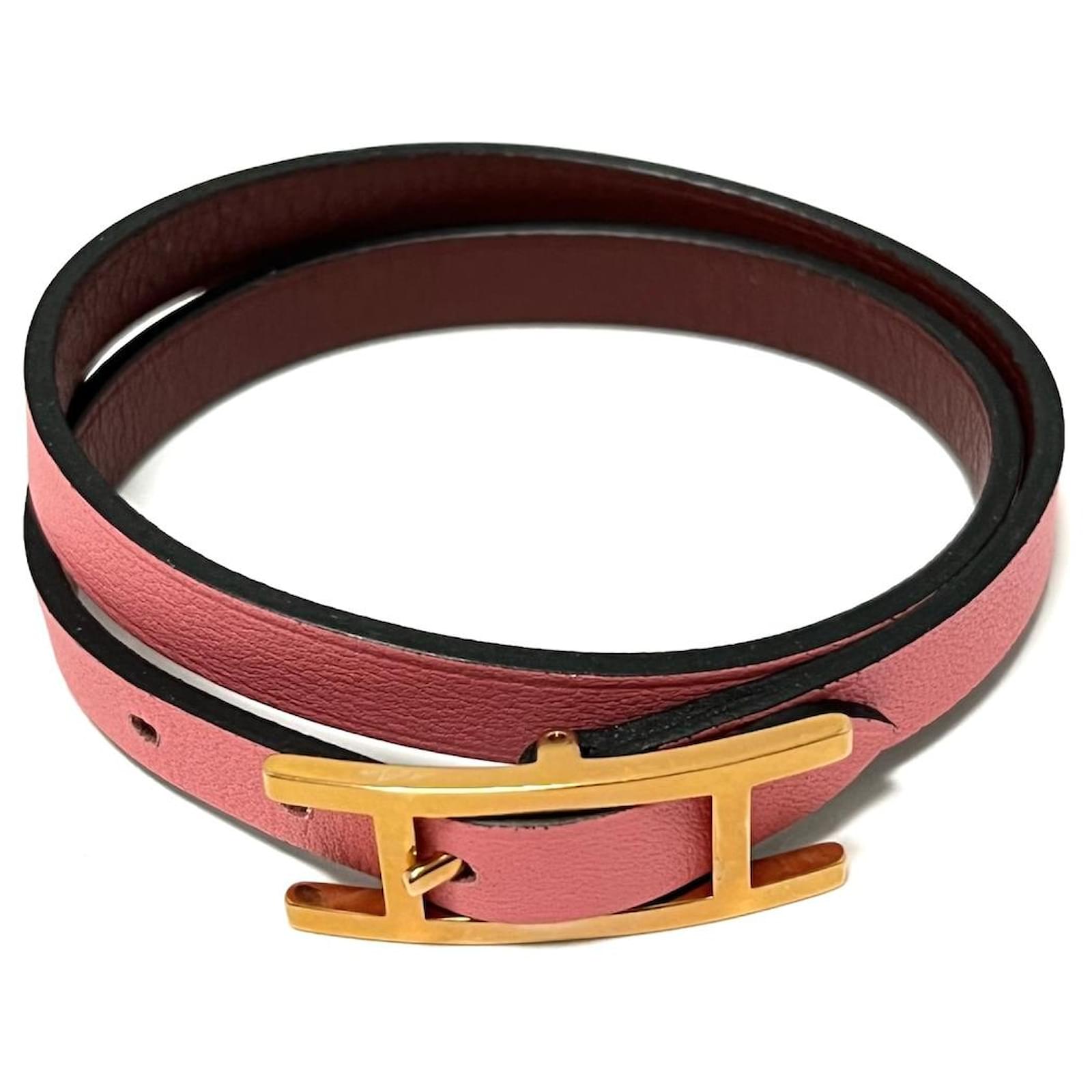 Hermès Hapi 3 Pink Leather ref.587241 - Joli Closet