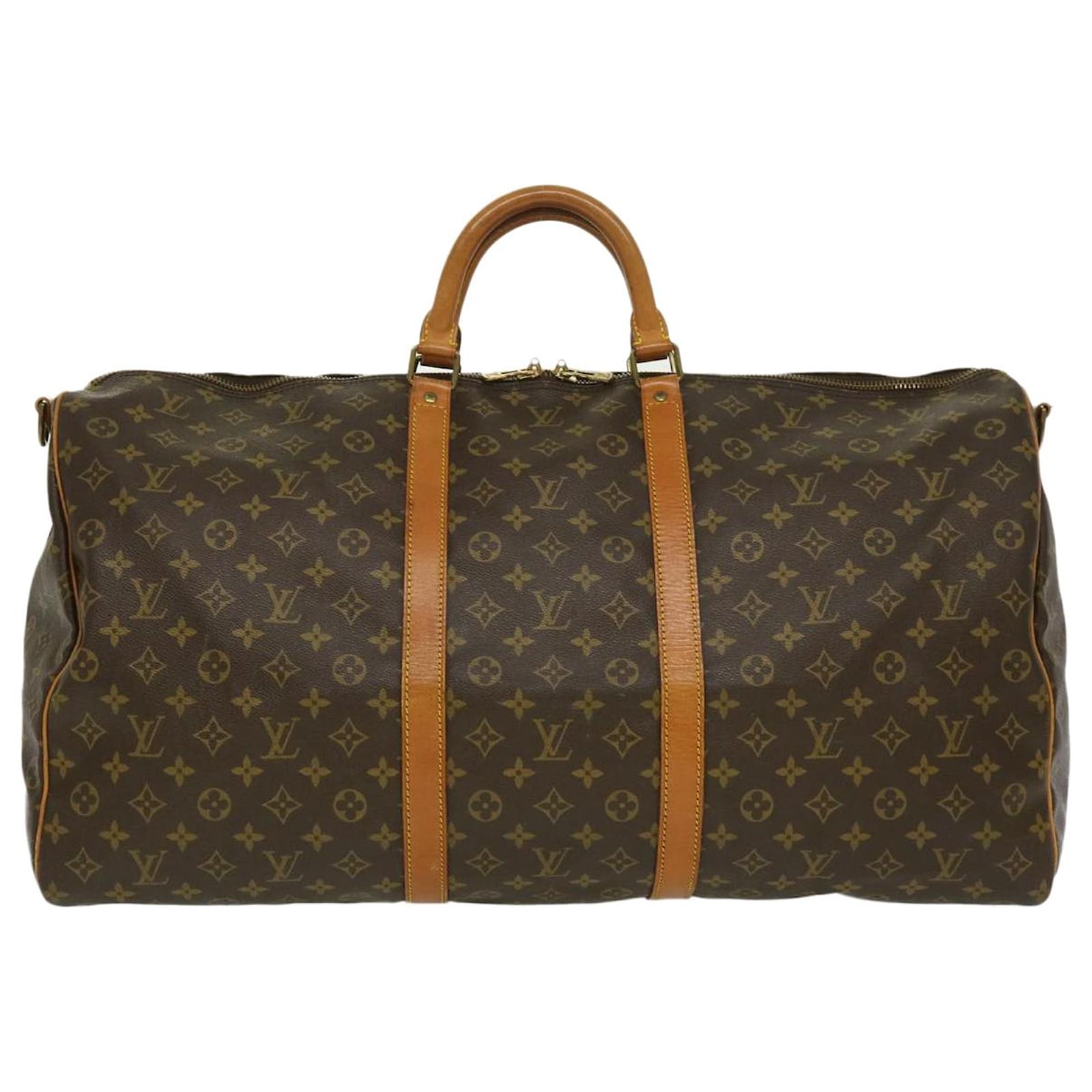Louis Vuitton Keepall 60 Brown Cloth ref.587746 - Joli Closet