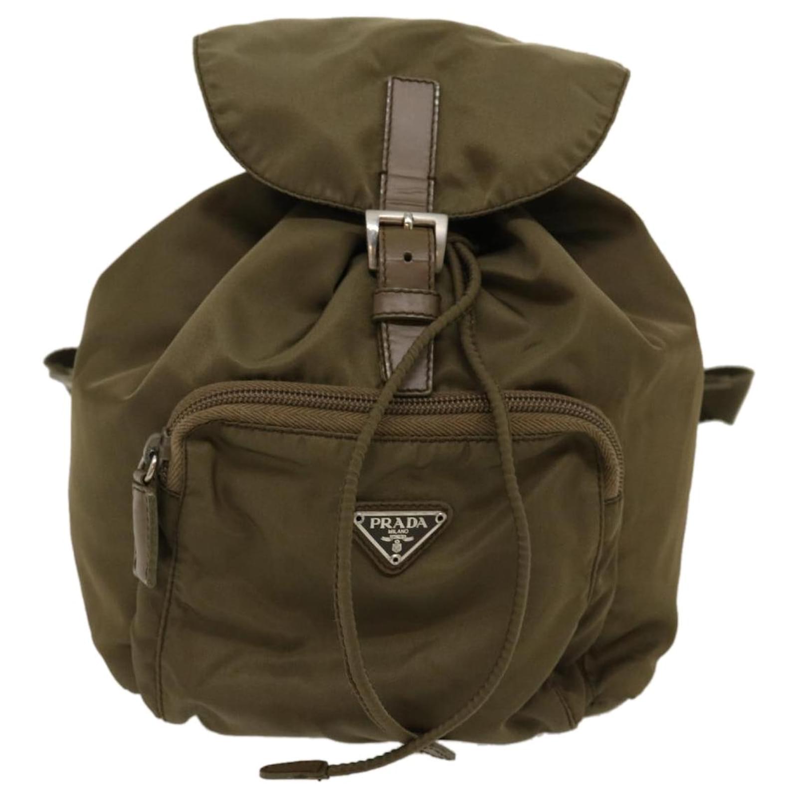 Prada Khaki Synthetic ref.588595 - Joli Closet