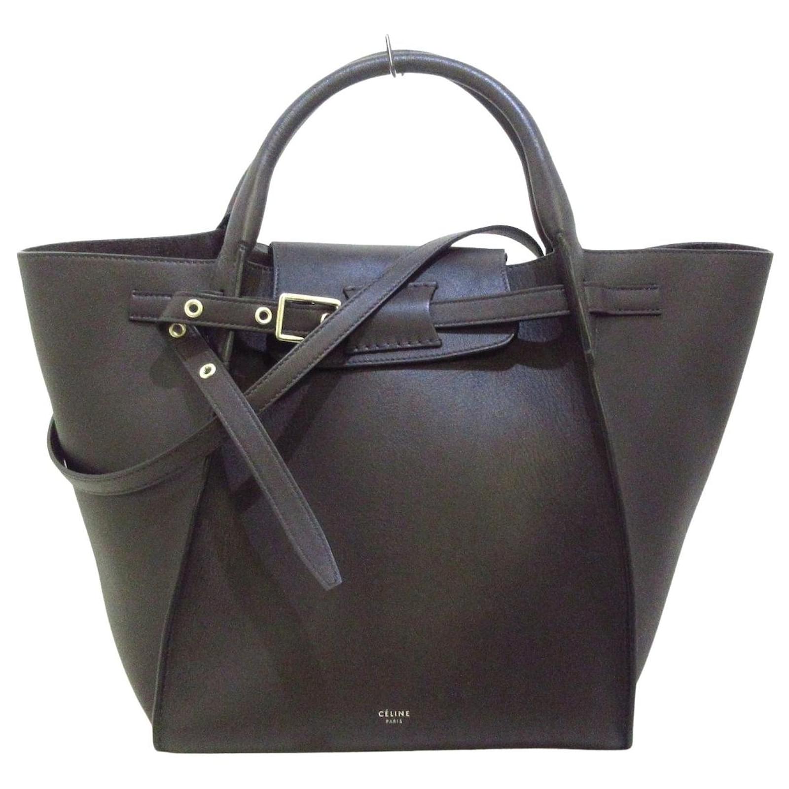 Céline Big Bag Grey Leather ref.589071 - Joli Closet