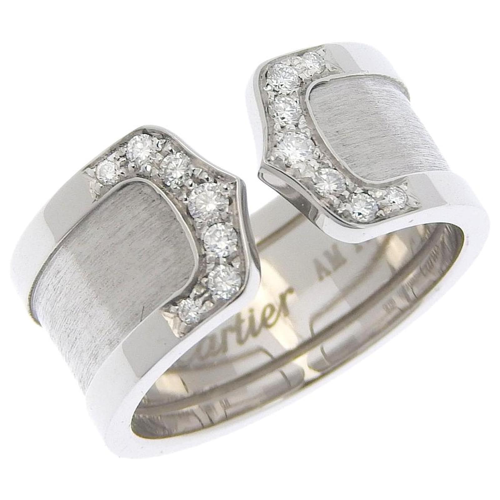 cartier 2C C2 Or blanc ref.589503 - Joli Closet