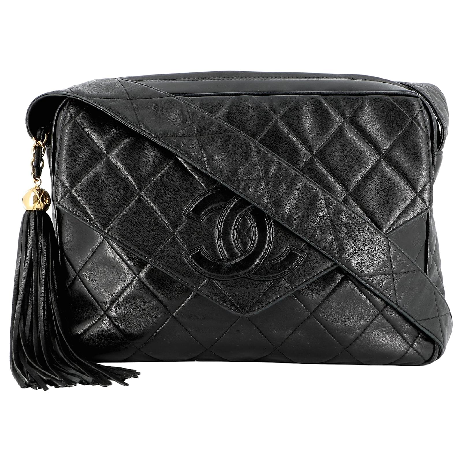 Chanel camera Black Leather ref.590469 - Joli Closet