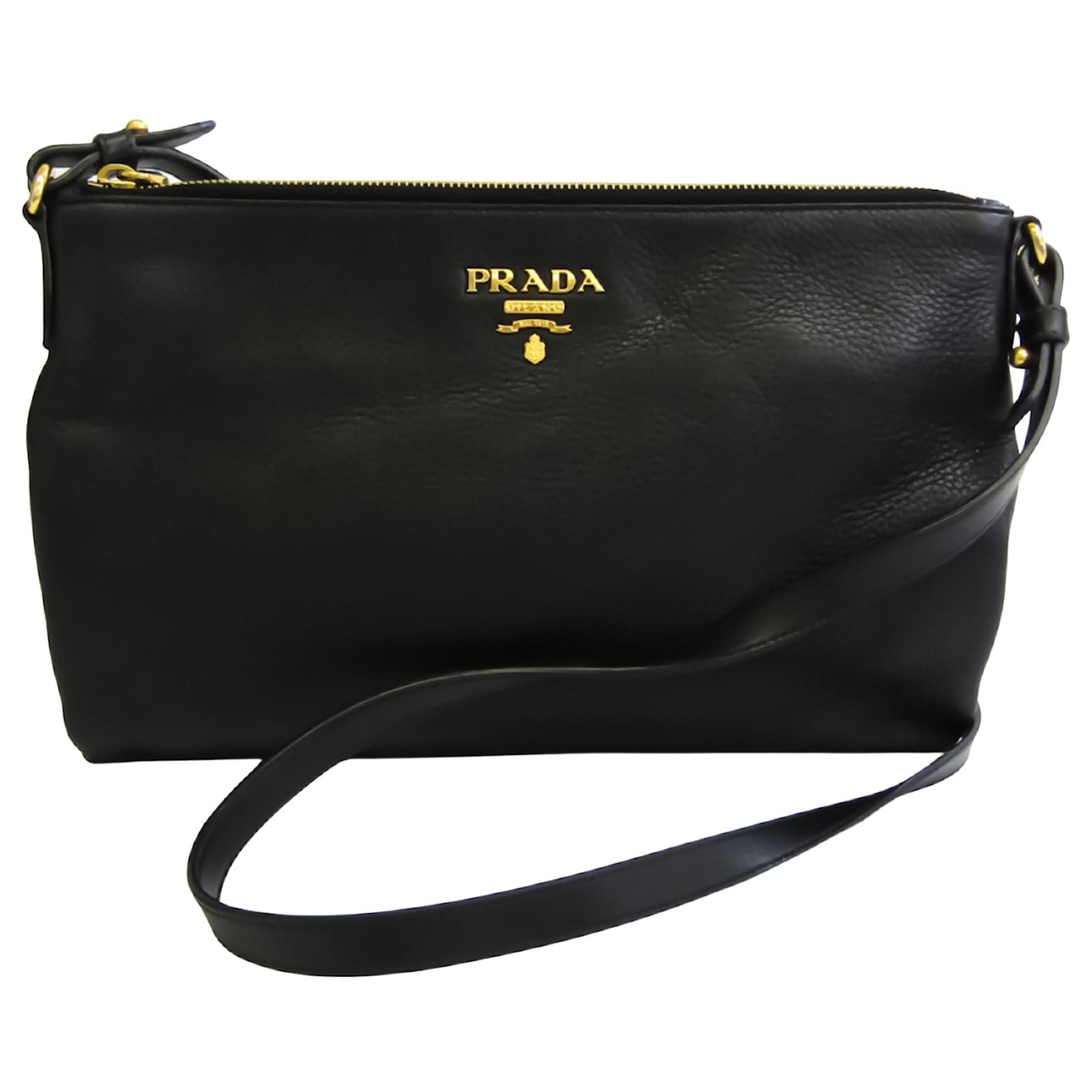 Prada Black Leather ref.594006 - Joli Closet