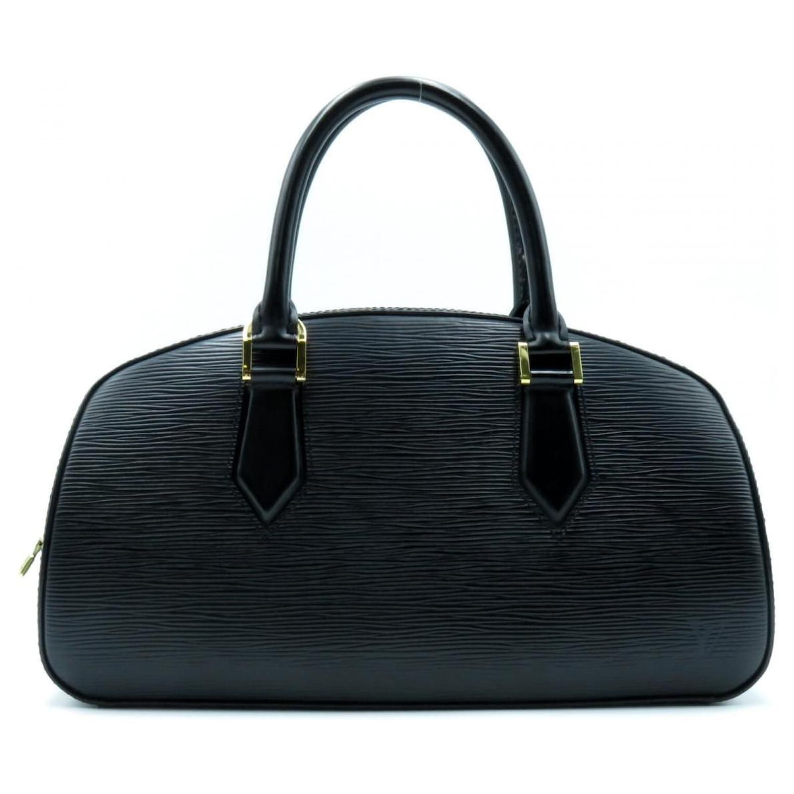 Louis Vuitton Epi Jasmine Black Leather Pony-style calfskin ref.597188 ...