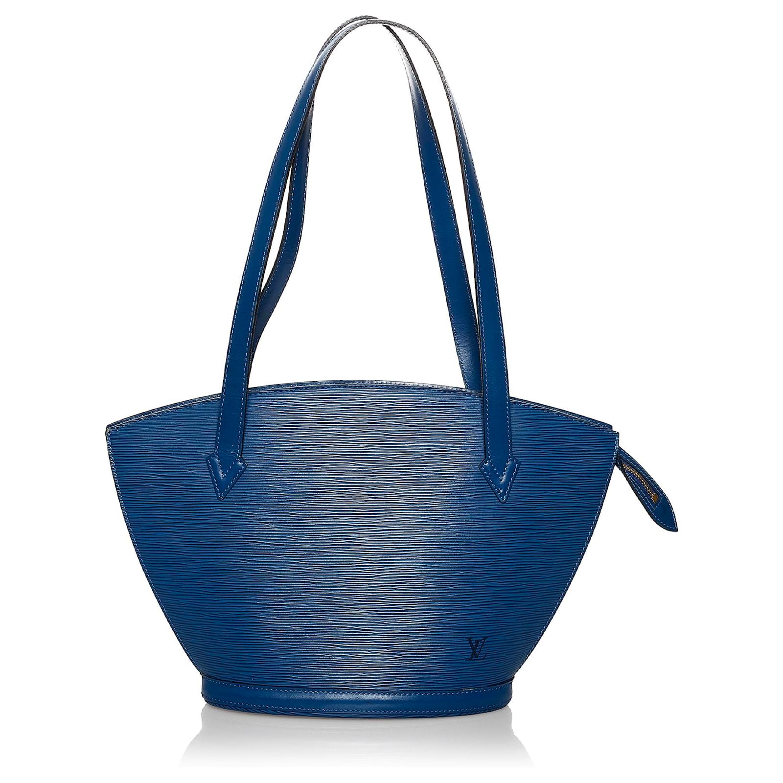 Louis Vuitton Bleu Epi Saint Jacques PM Sangle Longue Cuir ref.598432 ...