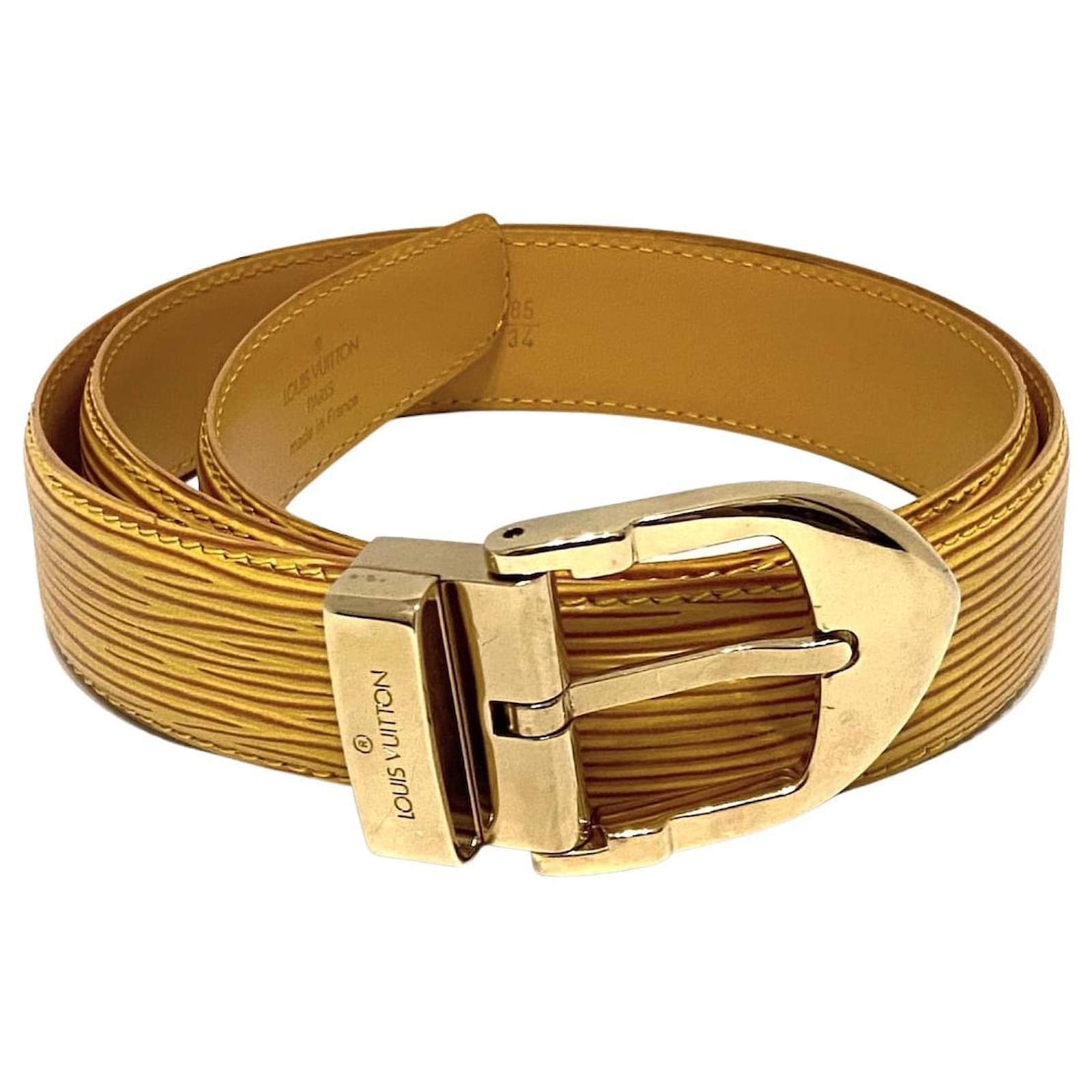 Louis Vuitton Yellow Leather ref.598550 - Joli Closet