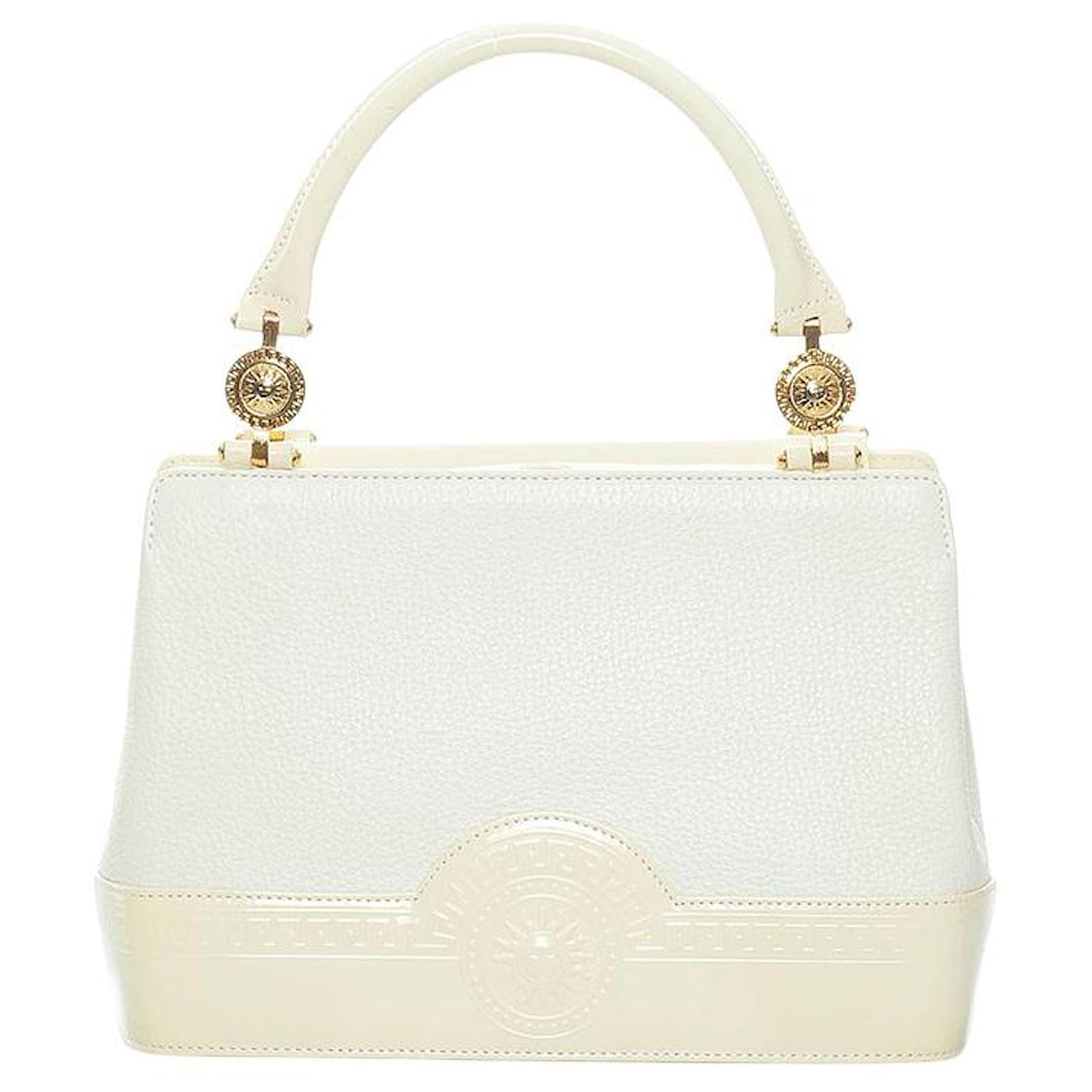 VERSACE White Leather ref.600080 - Joli Closet
