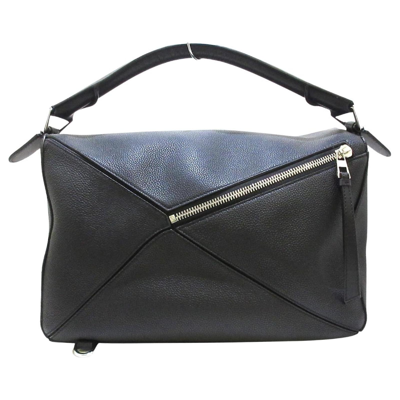 Loewe Black Leather ref.601202 - Joli Closet