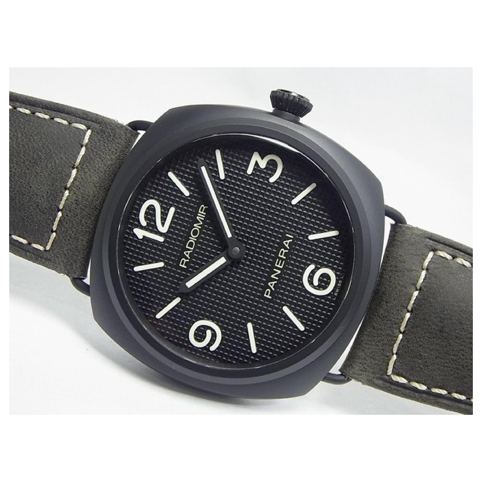 PANERAI Radiomir Ceramica 45 MM PAM00643 Série R Hommes Acier Noir ref ...