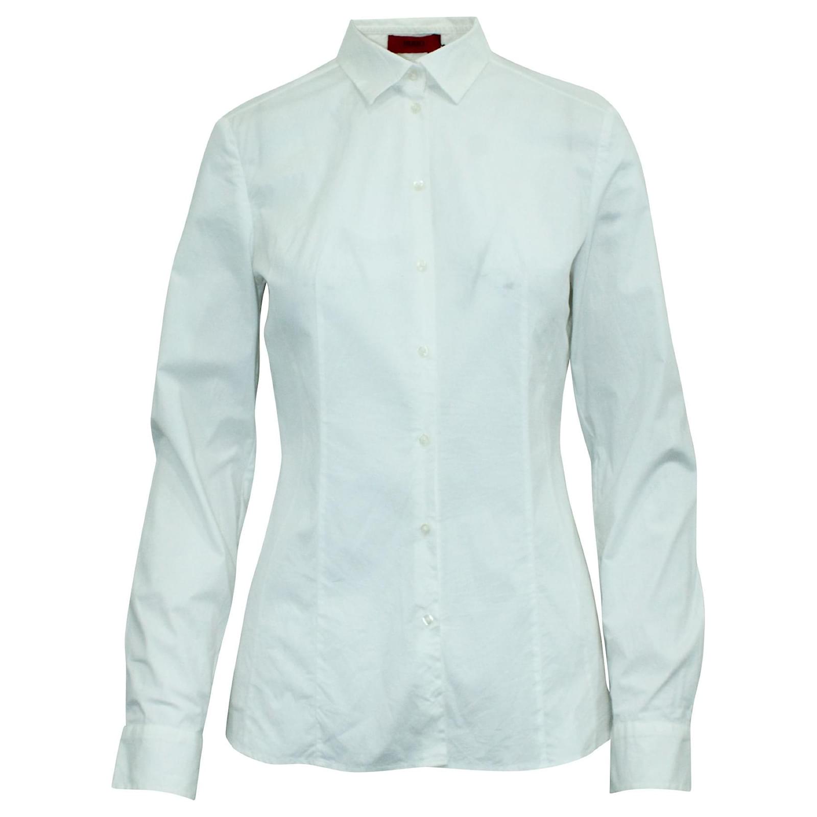 Hugo Boss White shirt Cotton ref.602368 - Joli Closet