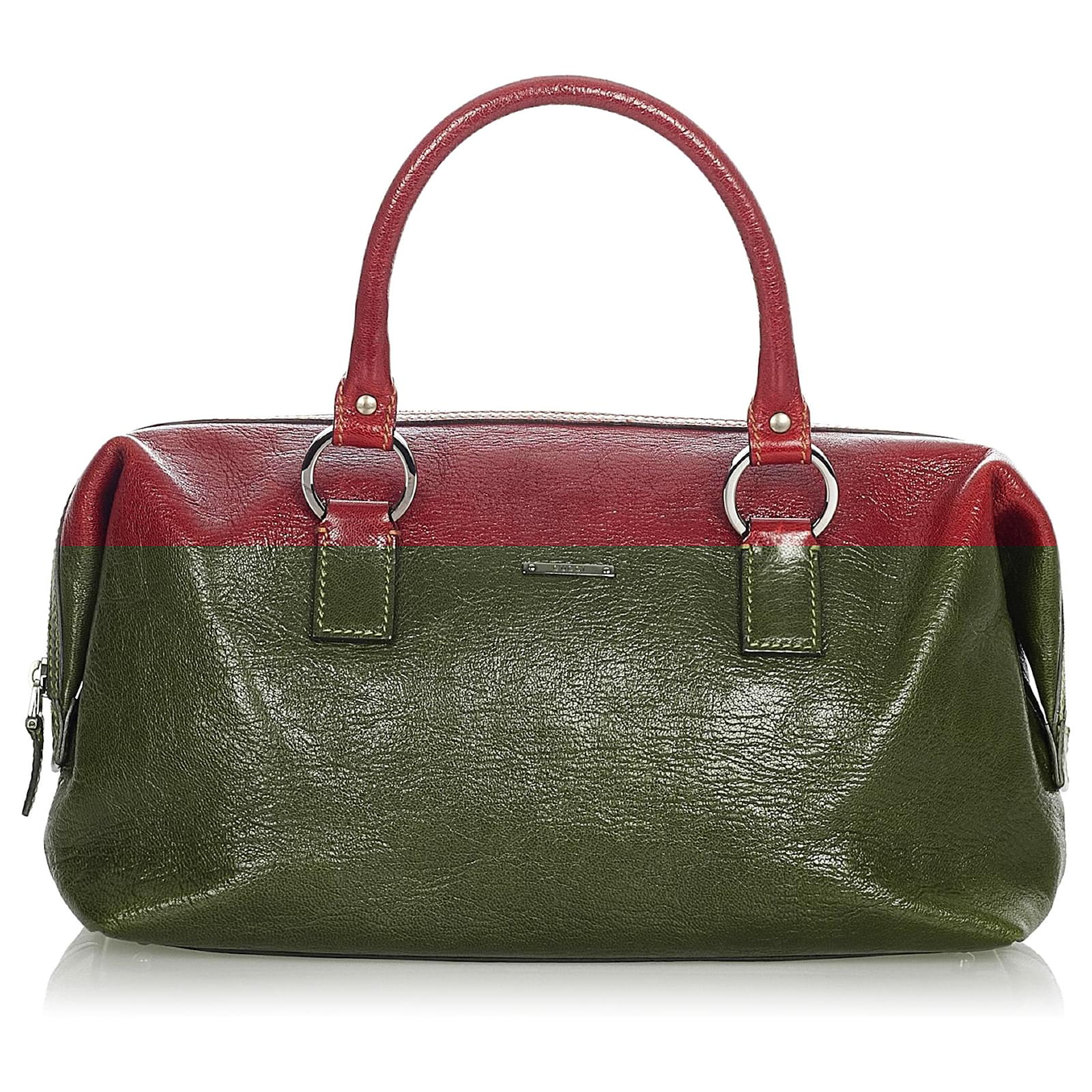 Gucci Red Leather Handbag Pony-style calfskin ref.602580 - Joli Closet