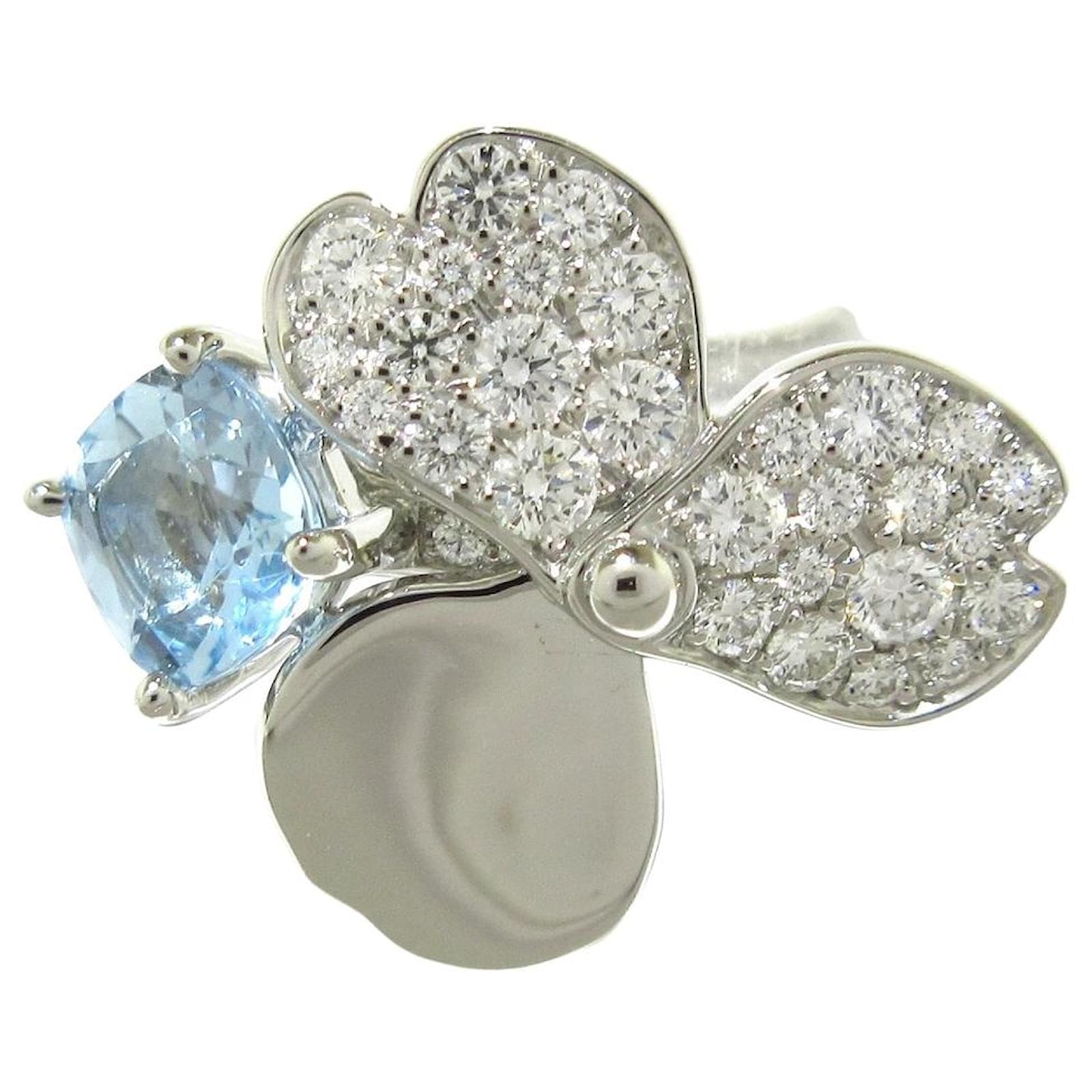 TIFFANY & CO. Paper flowers Silvery Platinum ref.603516 - Joli Closet