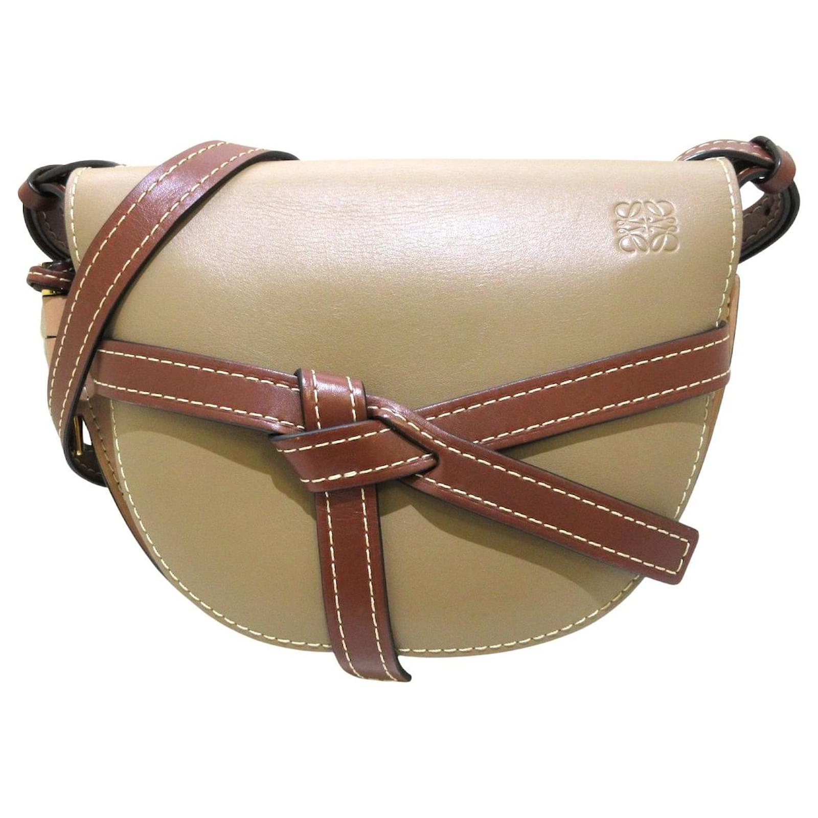 Loewe Gate Brown Pony-style calfskin ref.603742 - Joli Closet