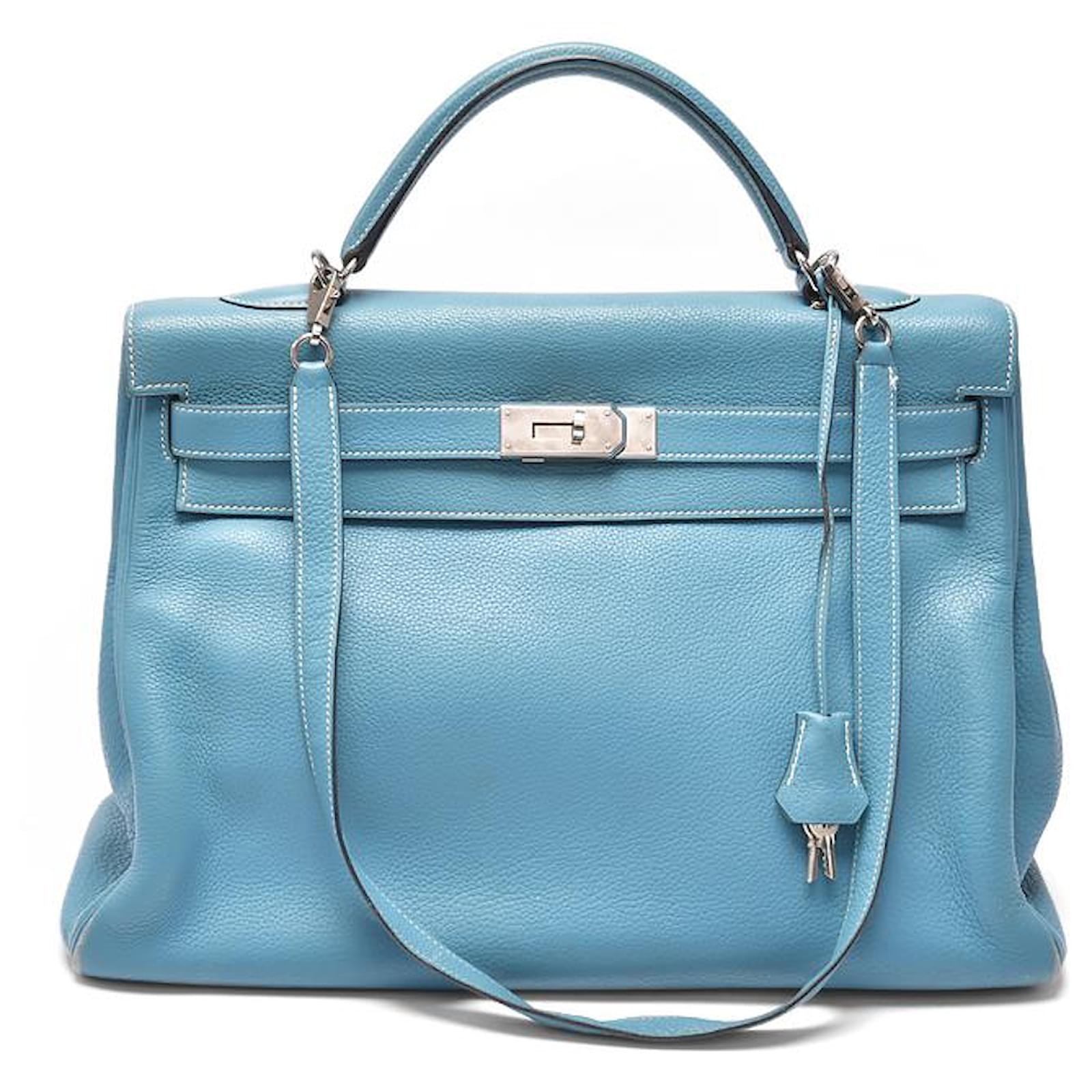 Hermès hermes kelly Blue Leather ref.603966 - Joli Closet