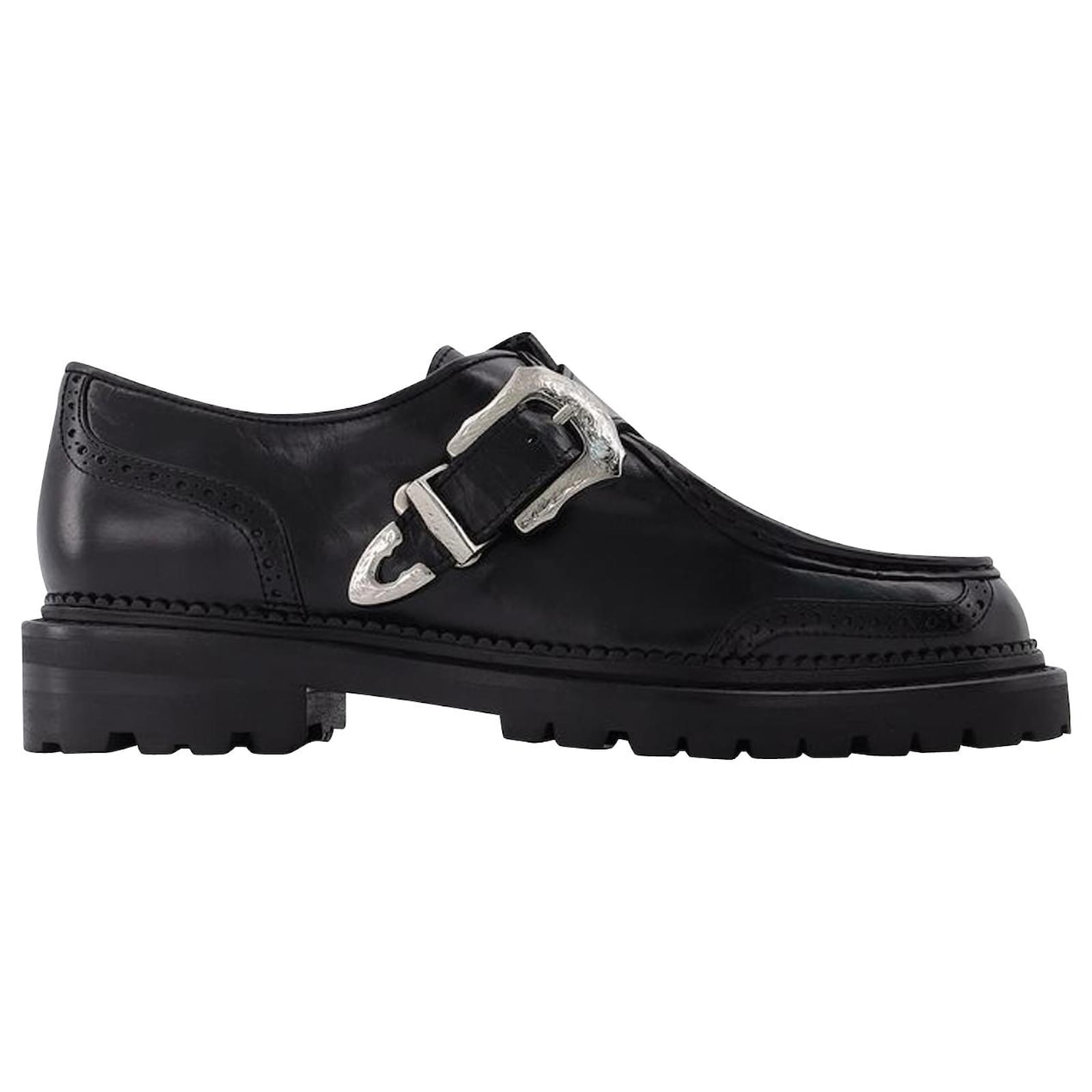 Toga Pulla AJ1211 - Black Hard Leather ref.604071 - Joli Closet