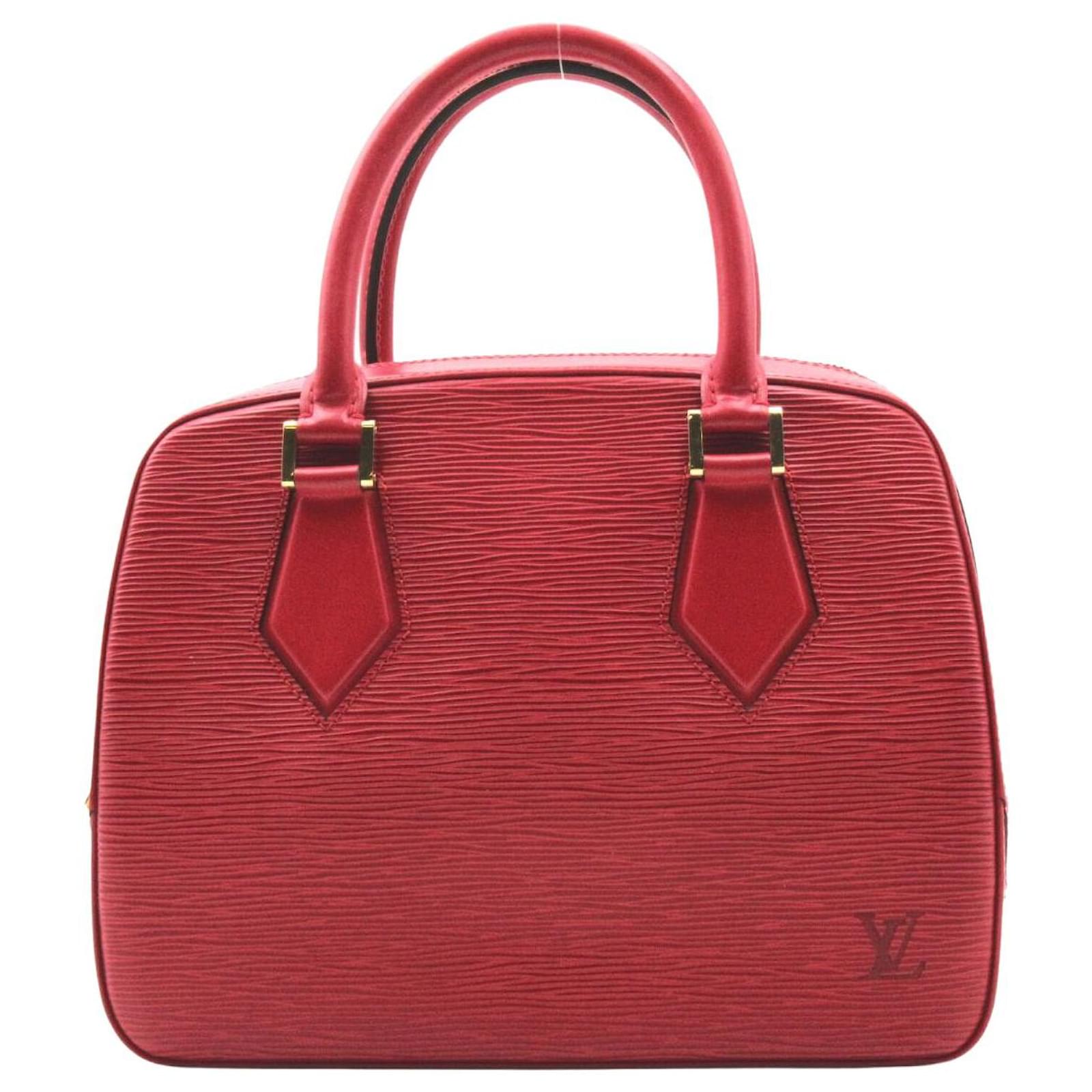 Louis Vuitton Sablon Rot Kalbähnliches Kalb ref.605742 - Joli Closet