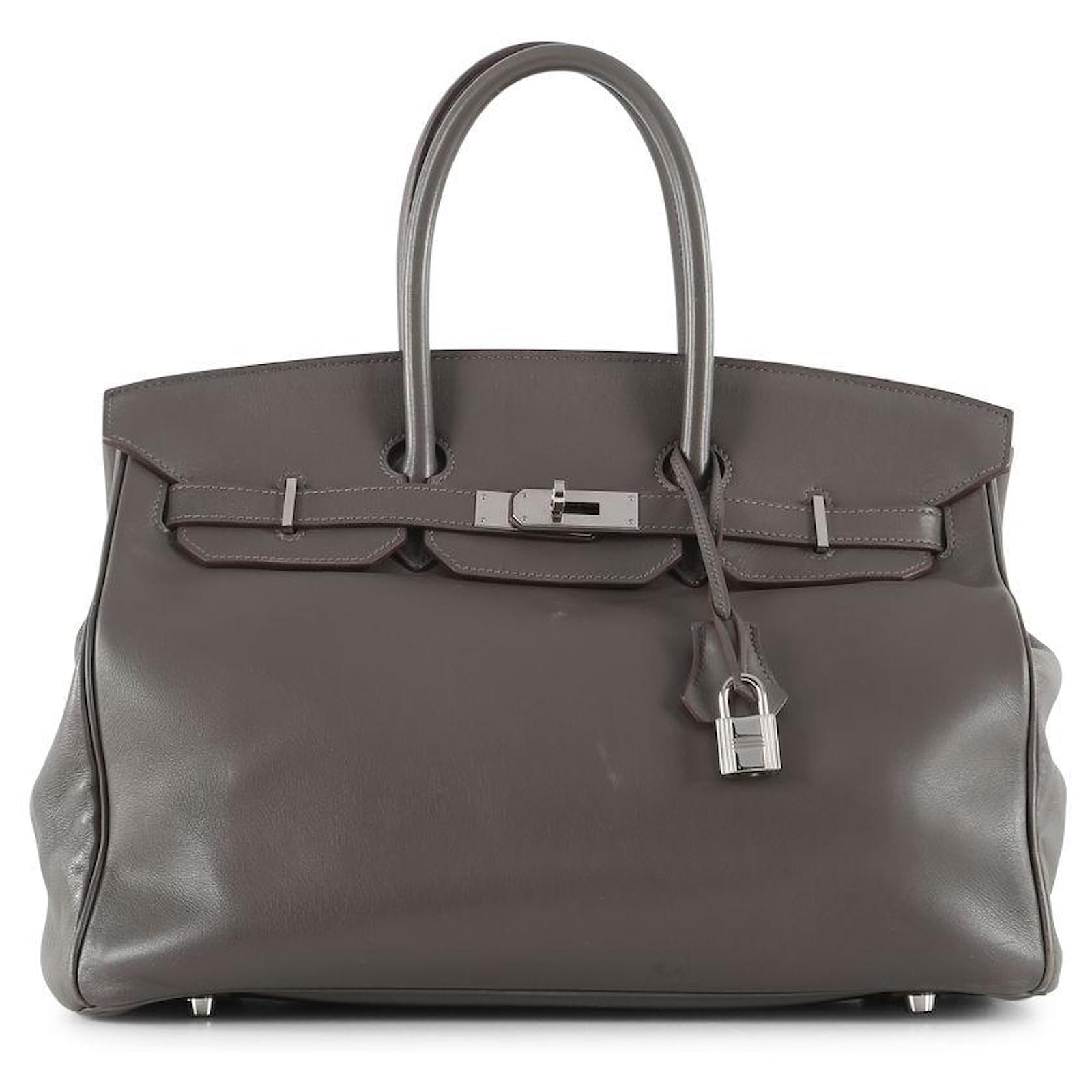 Hermès Hermes Grey Swift Leather Palladium Hardware Birkin 35 Tasche ...