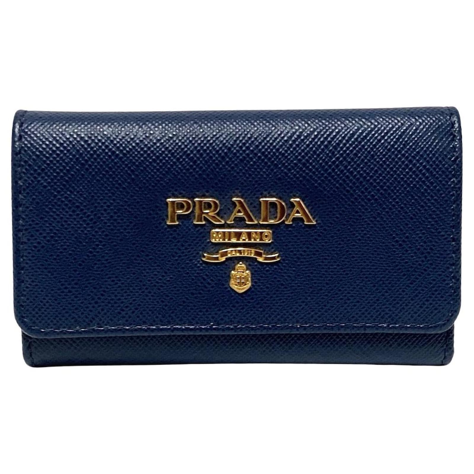 Prada Saffiano Navy blue Leather ref.607264 - Joli Closet